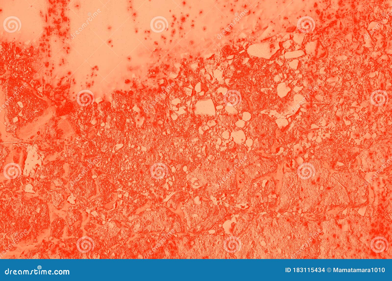 Abstract Live Coral Color Background for Design Stock Illustration ...