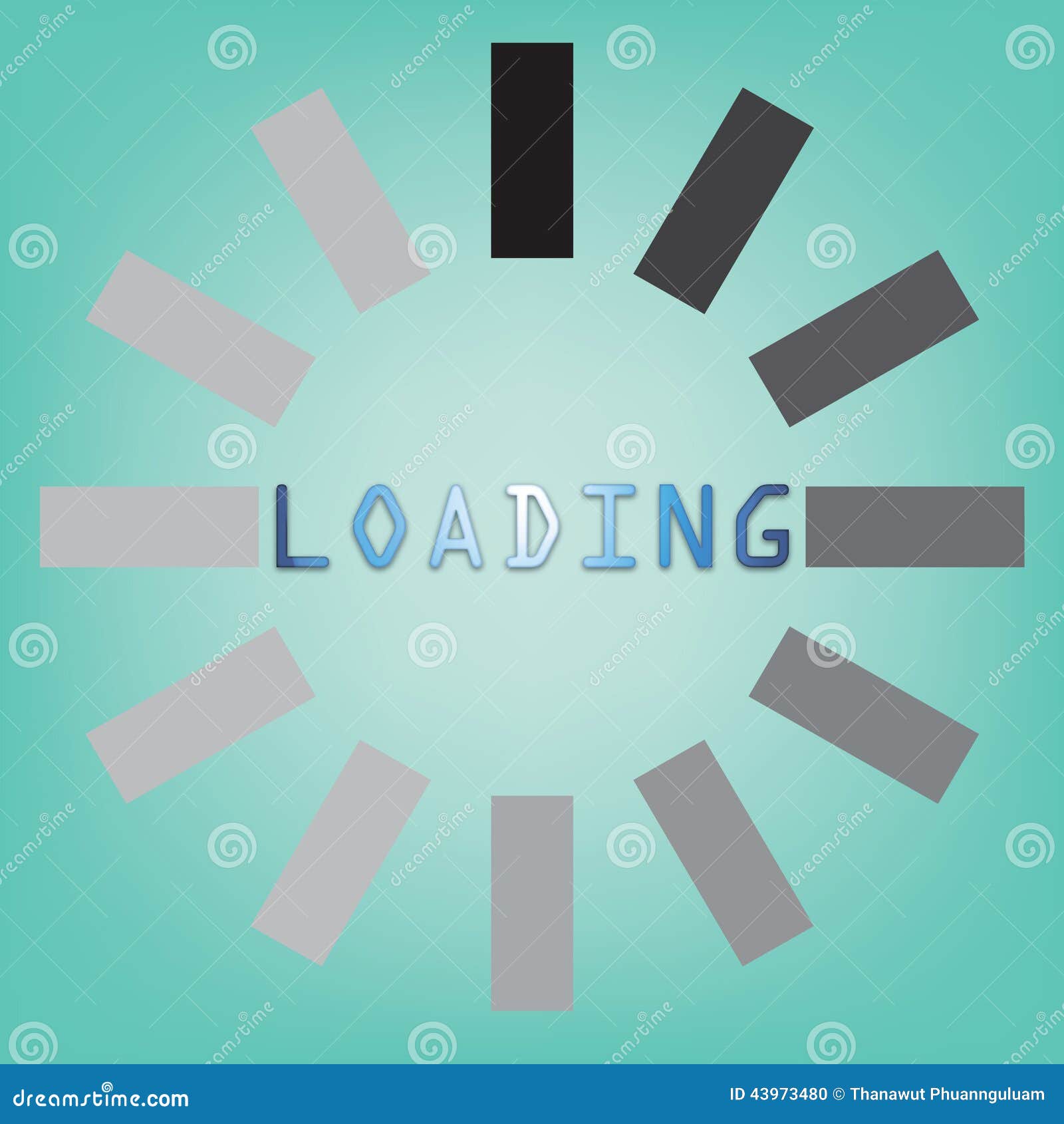 Loading Symbol With Bar Vector Illustration | CartoonDealer.com #107178728