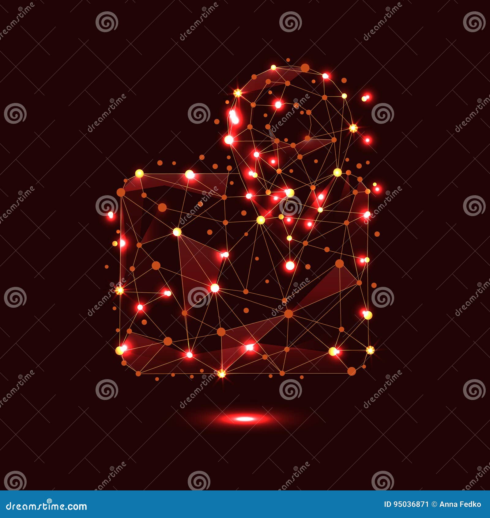 Abstract Location Icon in the Form of a Starry Sky or Space, Consisting ...
