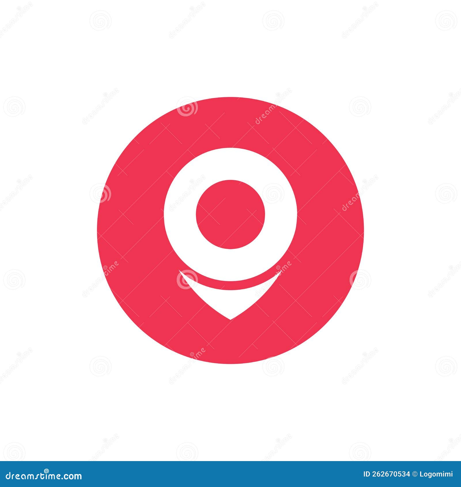 Abstract Location Pointer Logo, Map Pin Logo Vector, Simple Pin Point ...