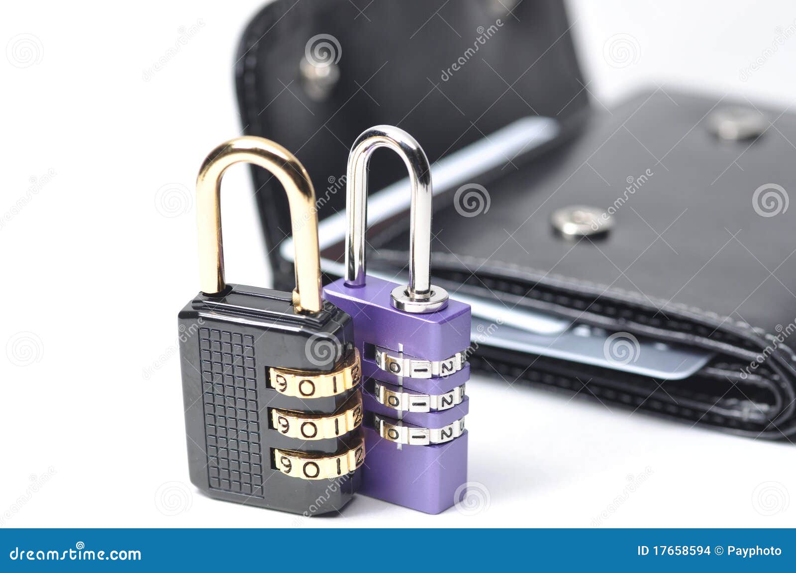 Abstract lock your wallet stock photo. Image of commercial - 17658594