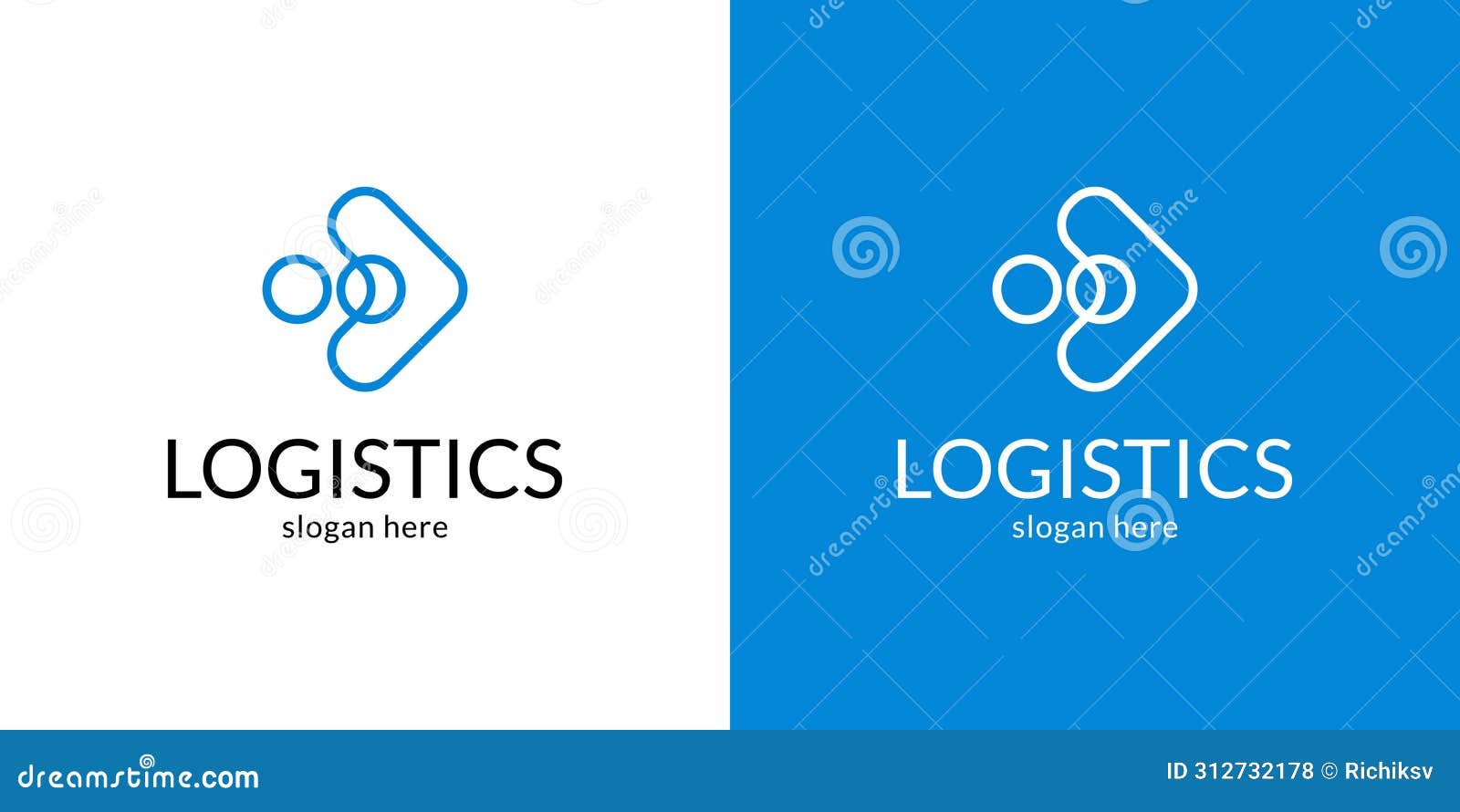 Abstract logistics symbol stock vector. Illustration of company - 312732178