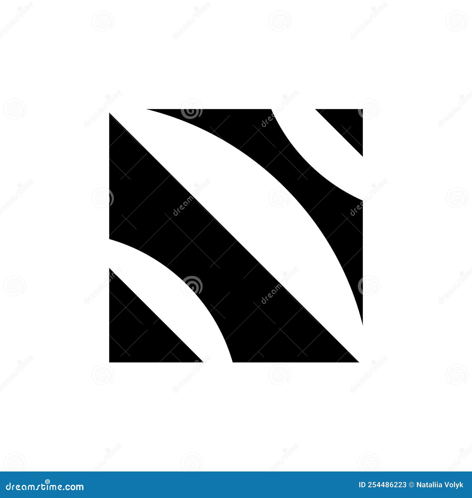 Abstract logo stock vector. Illustration of arrow, sign - 254486223