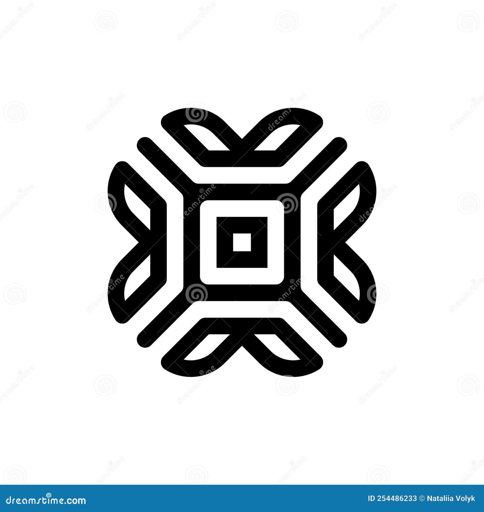 Abstract logo stock vector. Illustration of geometric - 254486233