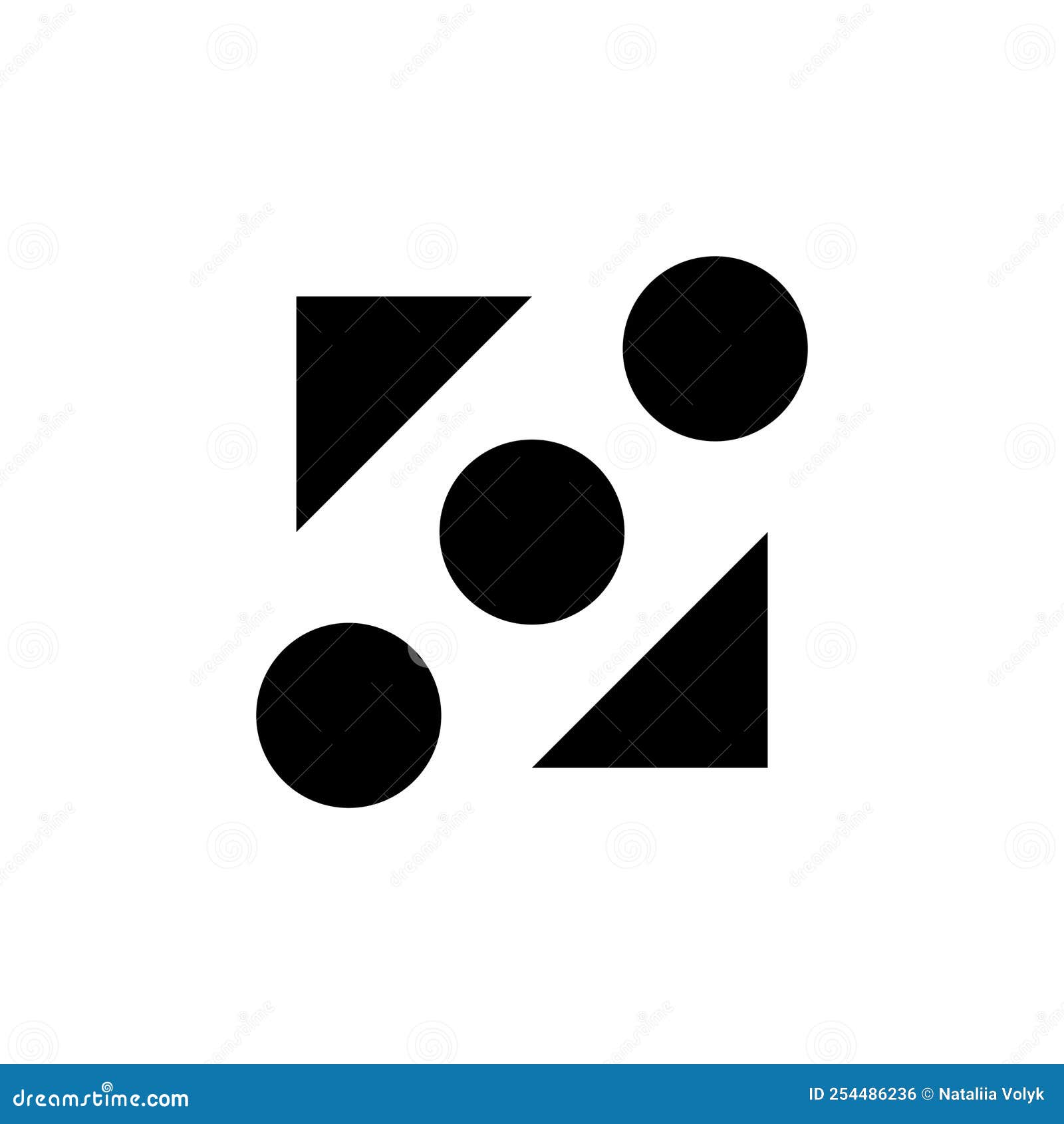 Abstract logo stock vector. Illustration of arrow, card - 254486236