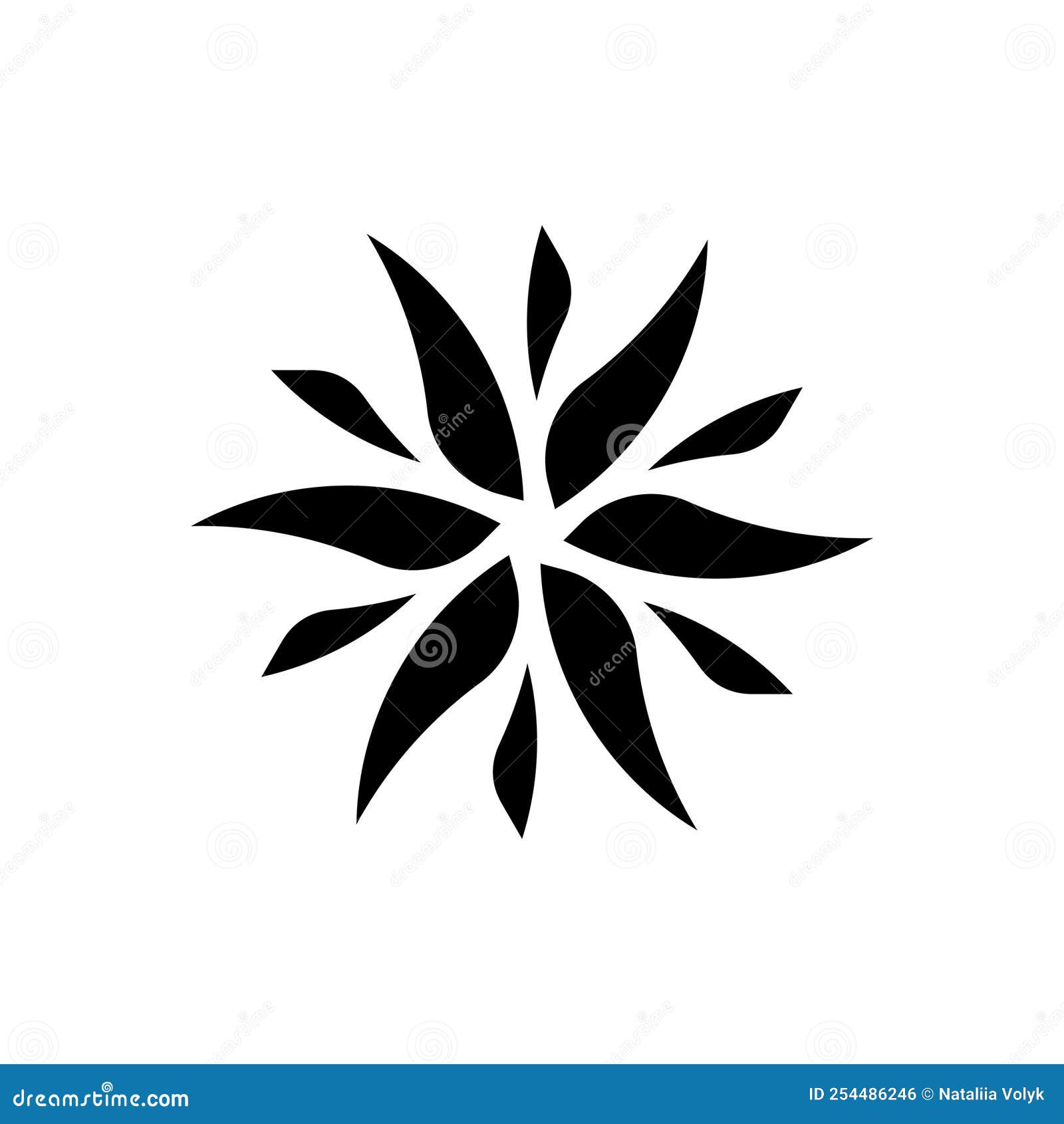 Abstract logo stock vector. Illustration of abstract - 254486246