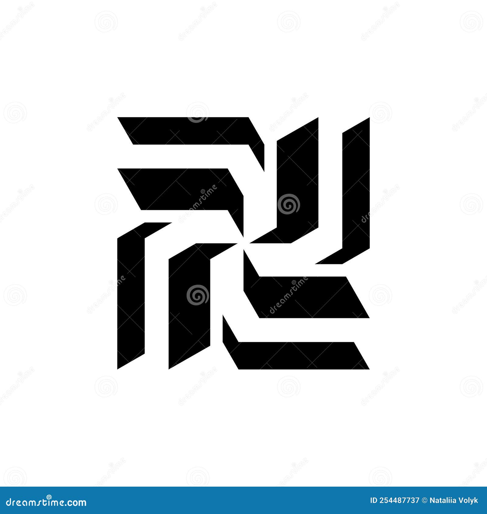 Abstract logo stock vector. Illustration of graphic - 254487737