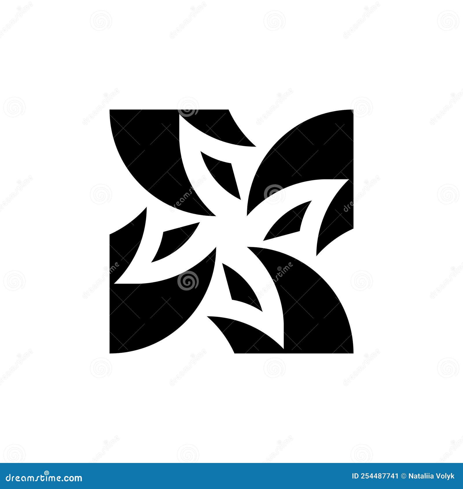 Abstract logo stock vector. Illustration of identity - 254487741