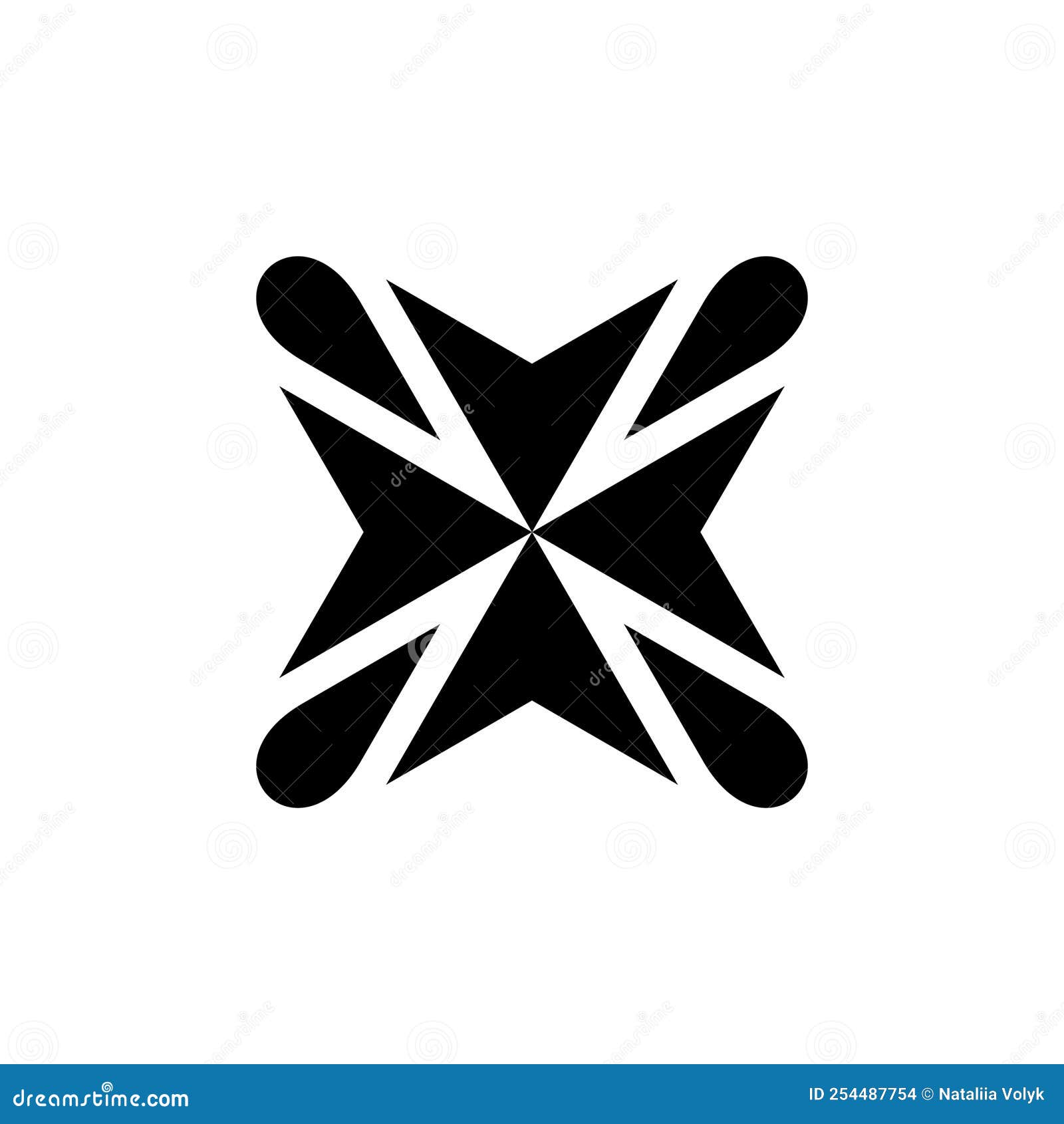 Abstract logo stock vector. Illustration of card, company - 254487754