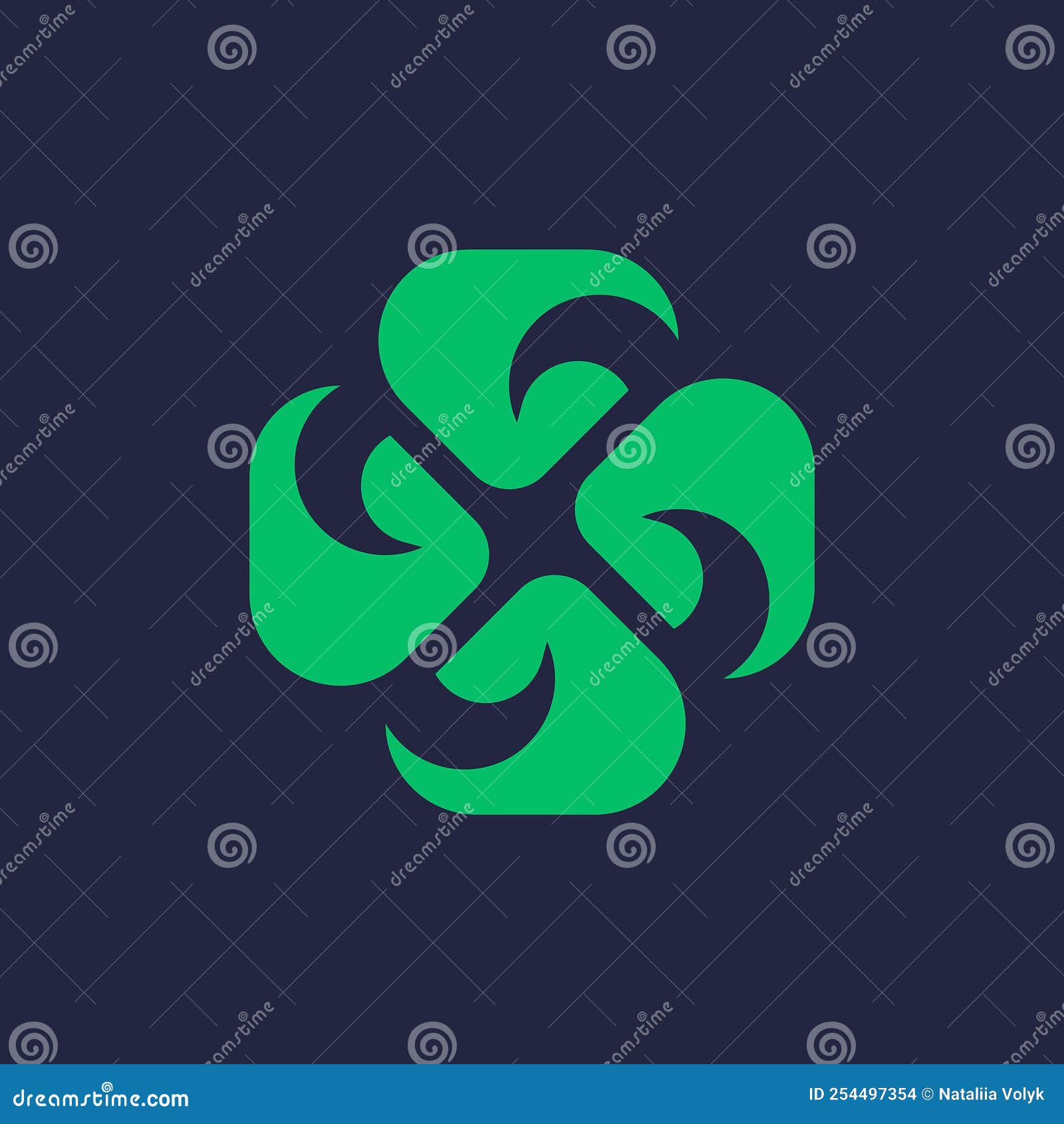 Abstract logo stock vector. Illustration of symbol, seamless - 254497354