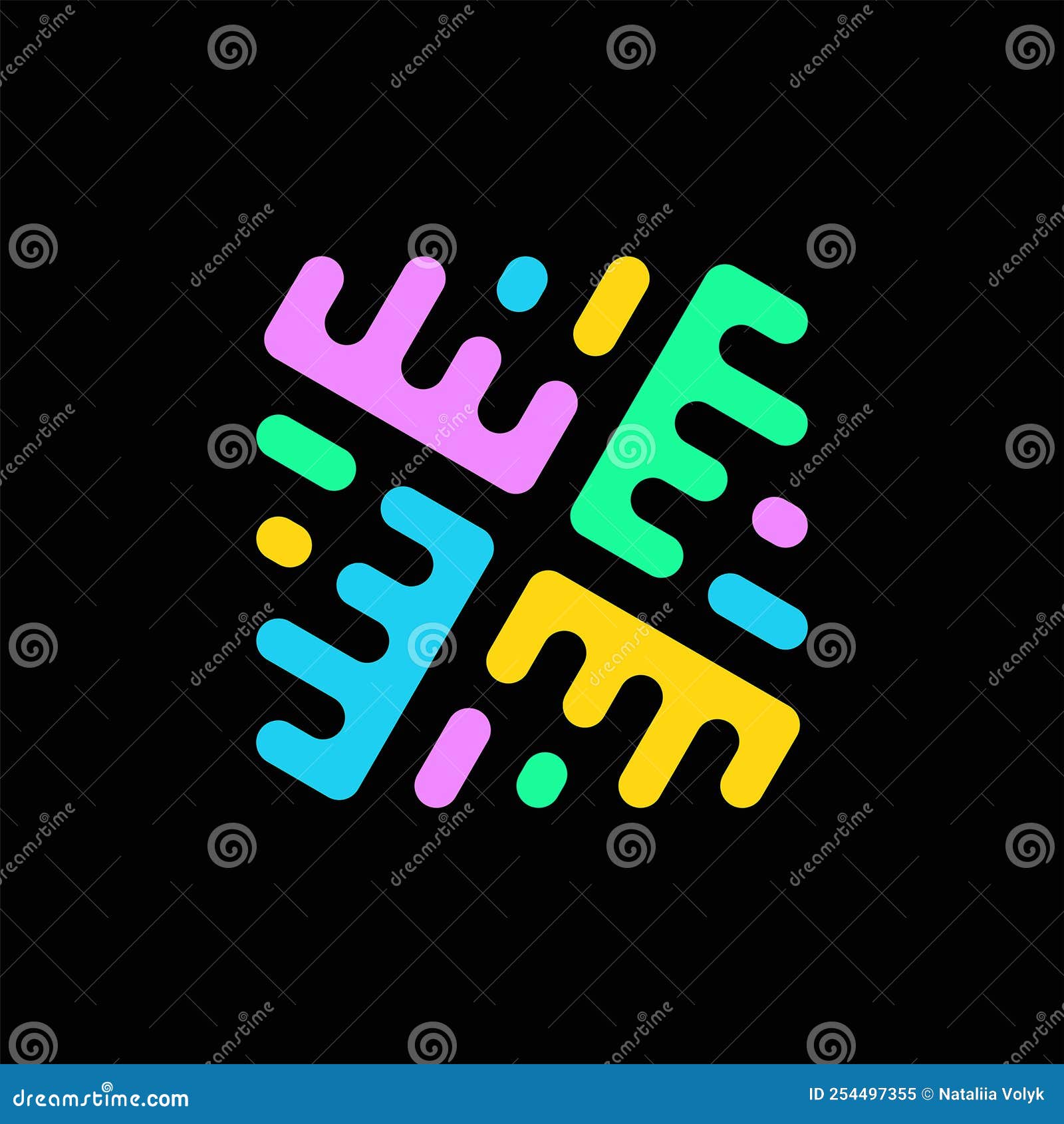 Abstract logo stock vector. Illustration of brand, abstract - 254497355