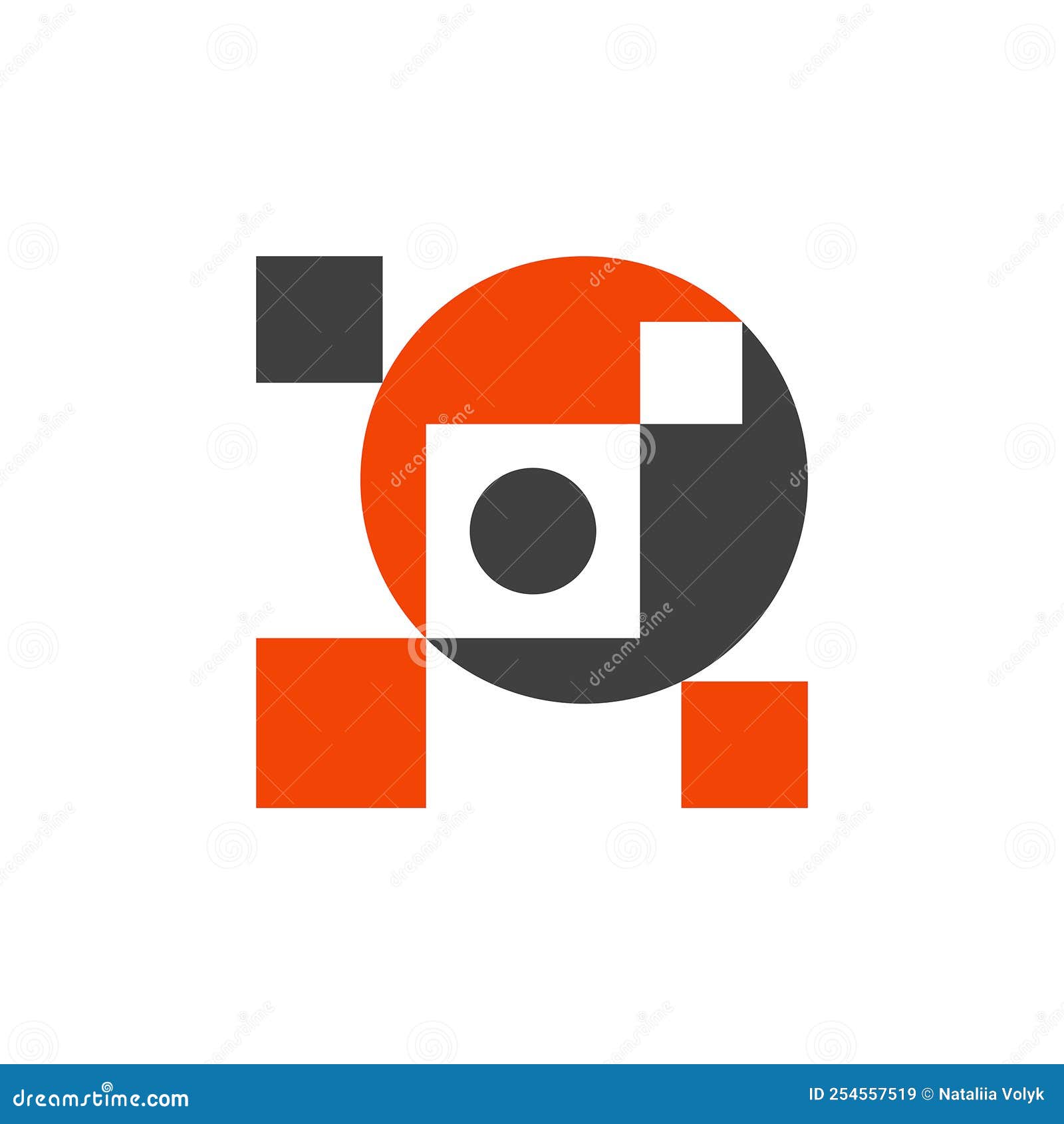 Abstract logo stock vector. Illustration of sign, modern - 254557519