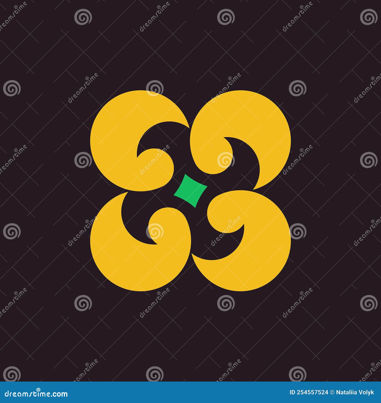 Abstract logo stock vector. Illustration of brand, pattern - 254557524