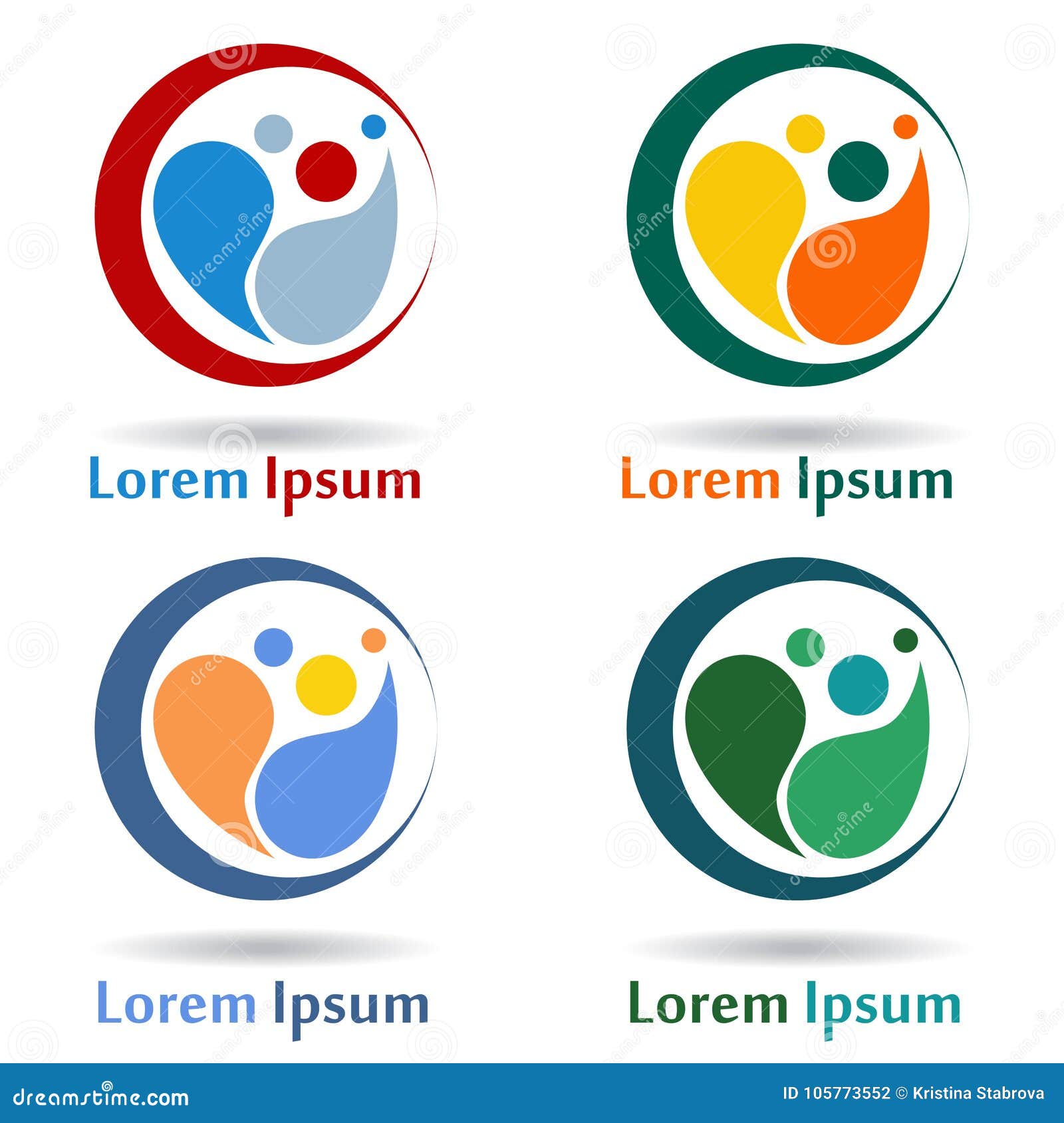 Abstract Logo for Business Company. Color Vector Icon Stock Vector ...