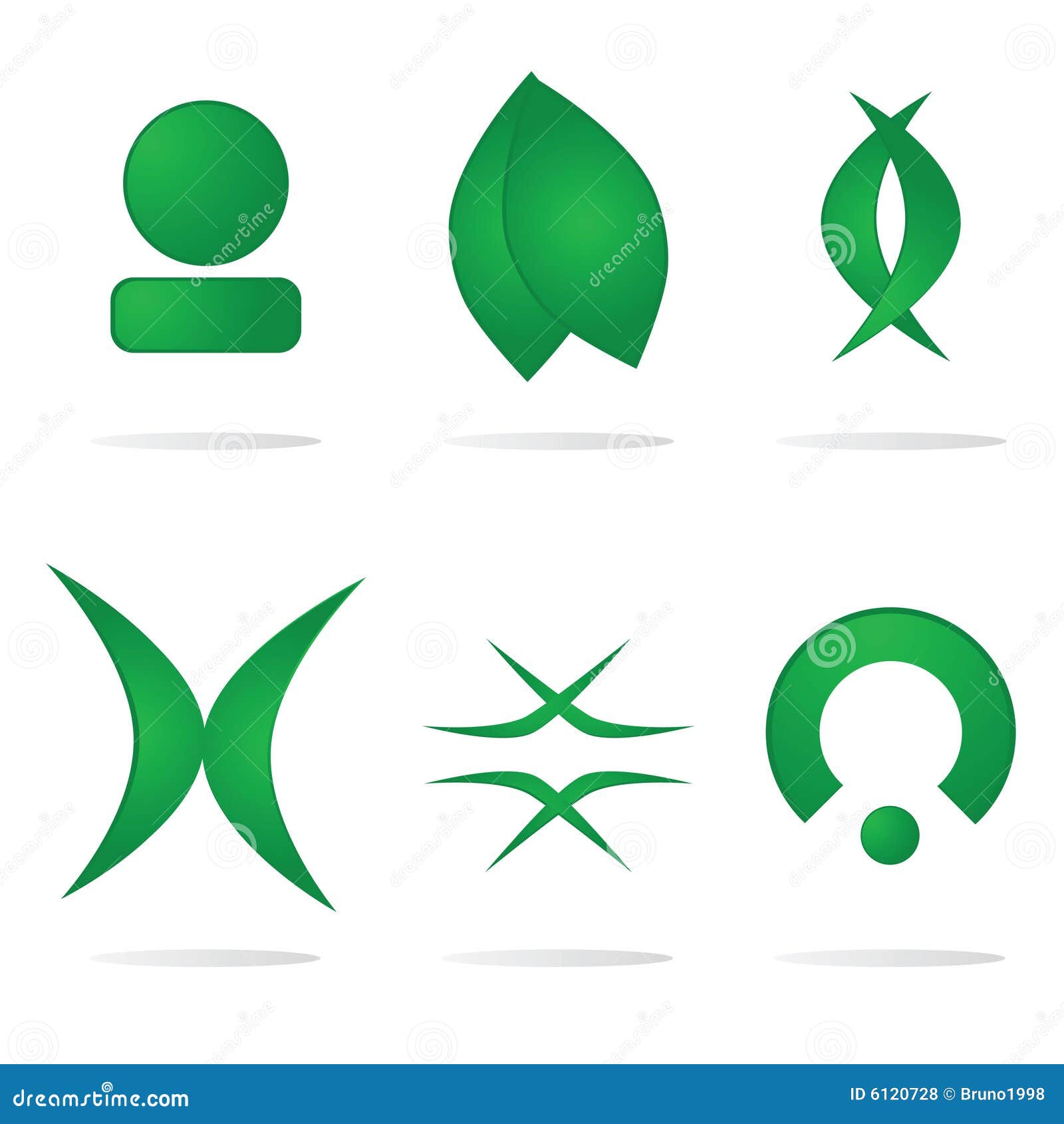 Abstract logo components stock vector. Illustration of circle - 6120728