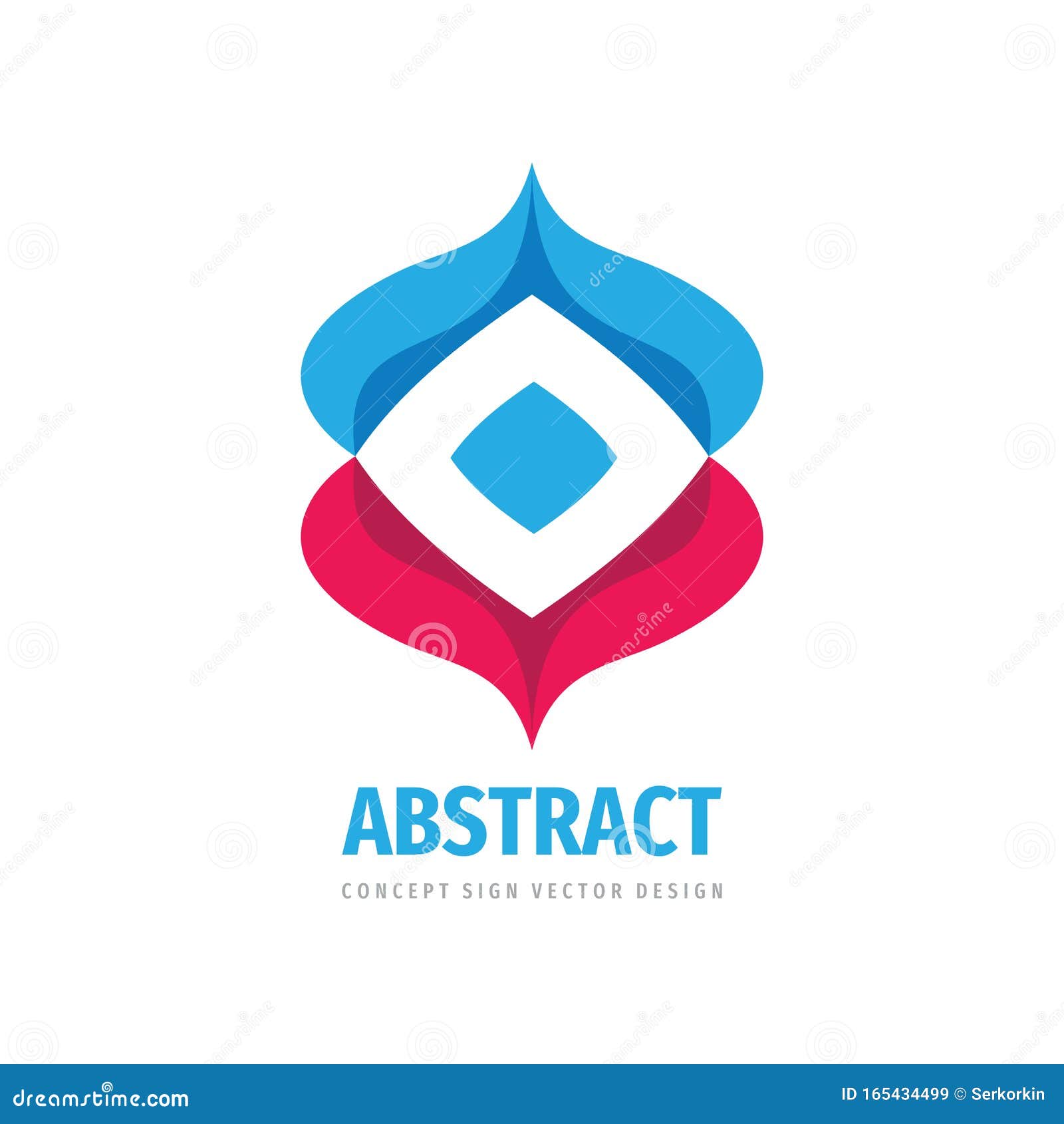 Abstract Logo Design. Cooperation Communication Sign. Development ...