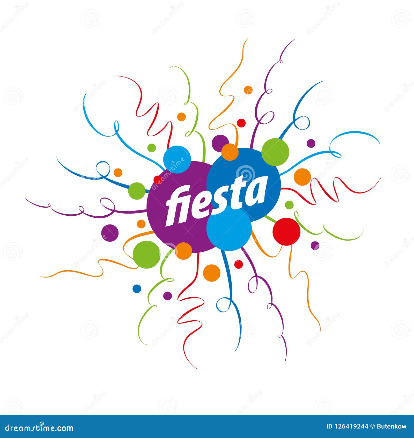 Holiday vector logo stock vector. Illustration of background - 126419244