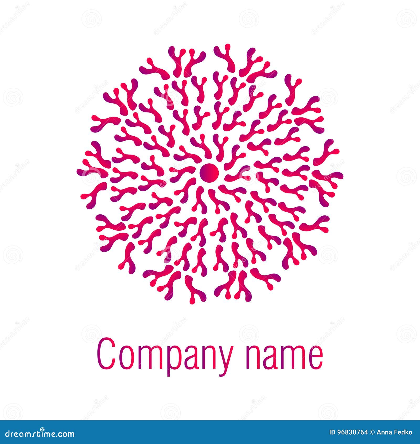 Abstract Logo Design.Round Logo . Stock Illustration - Illustration of ...