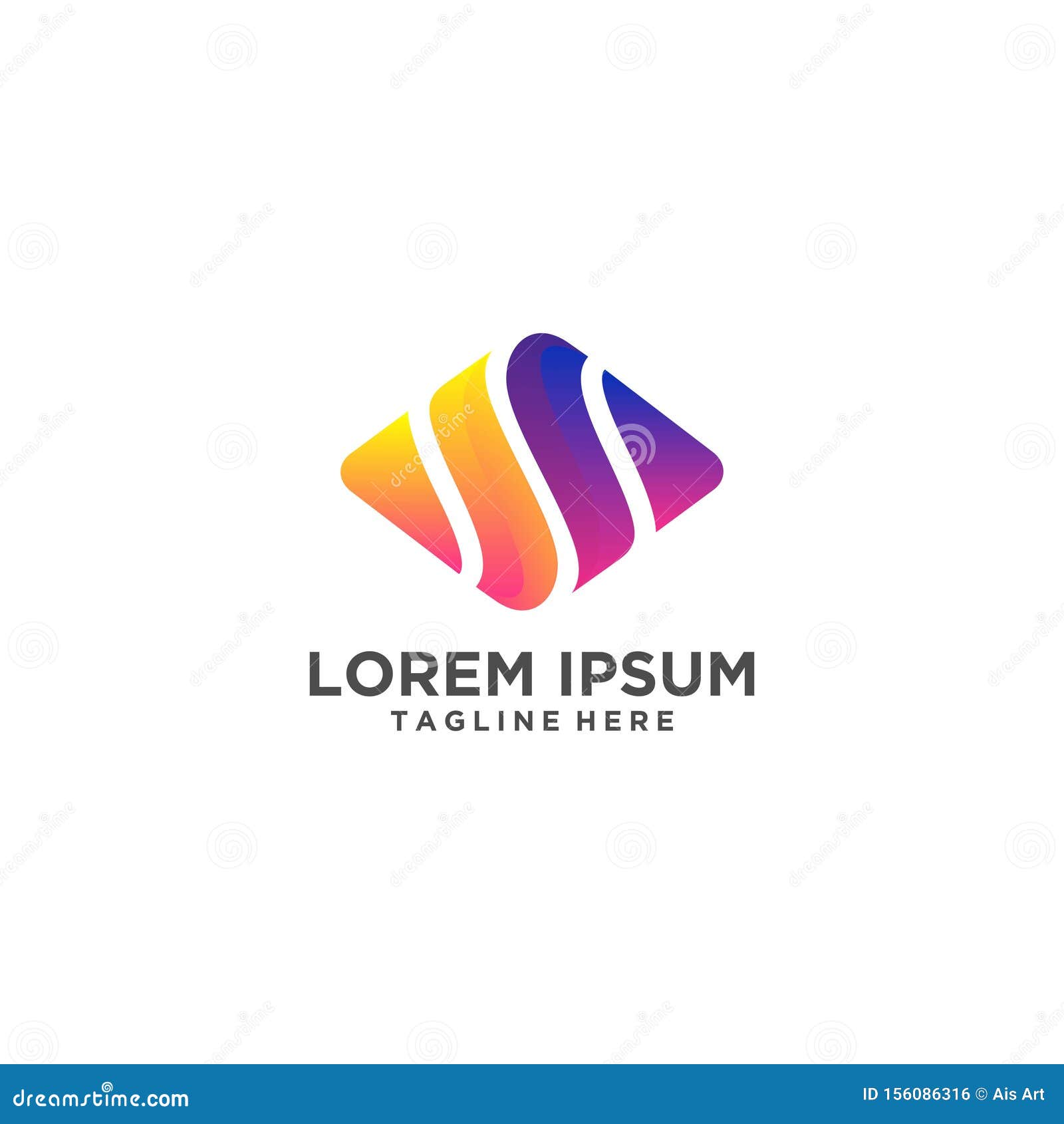 Abstract Logo Element - Logo Design Vector Isolated on White Background ...