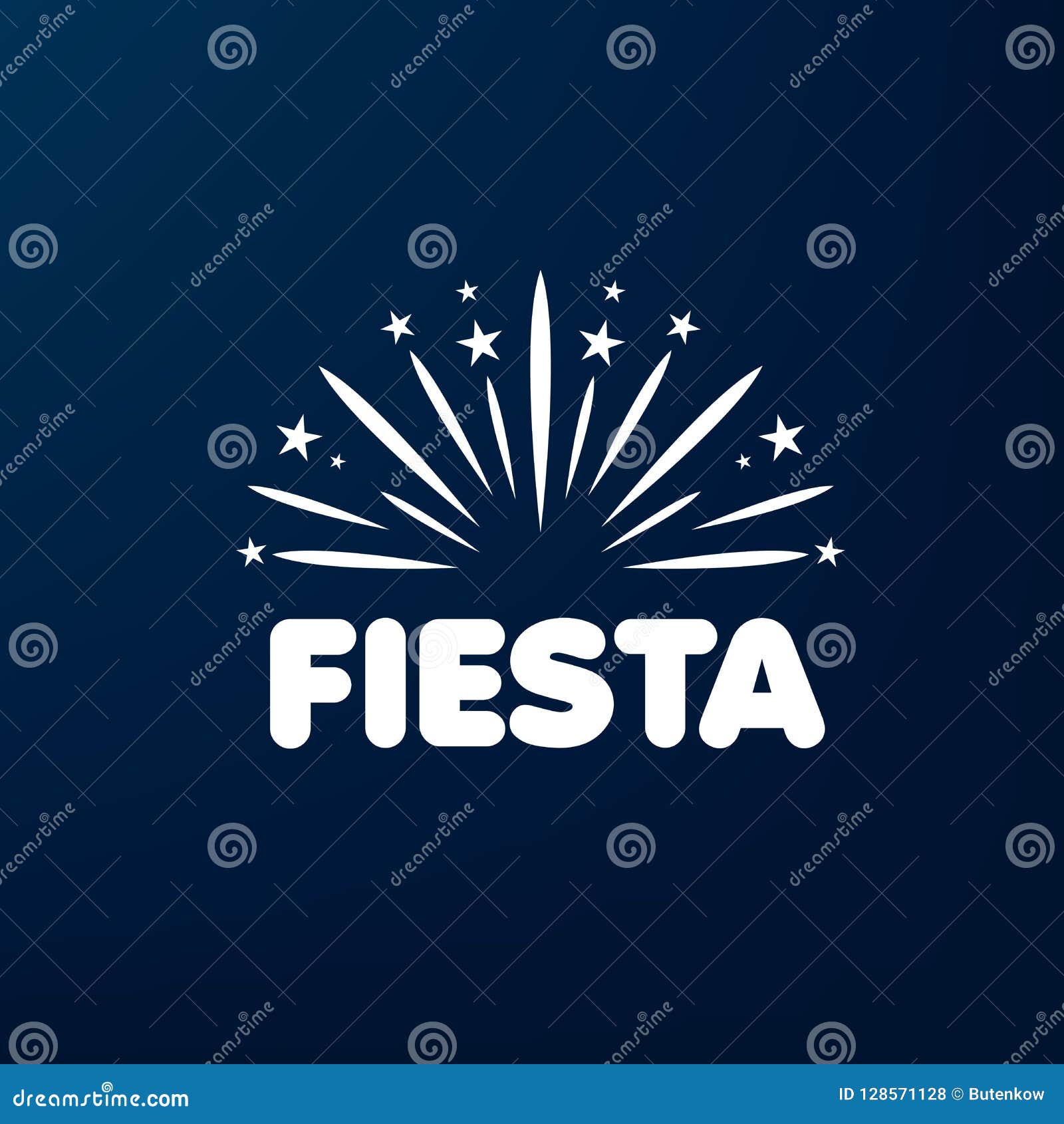 Abstract Logo for the Fiesta. Vector Illustration. Stock Vector ...