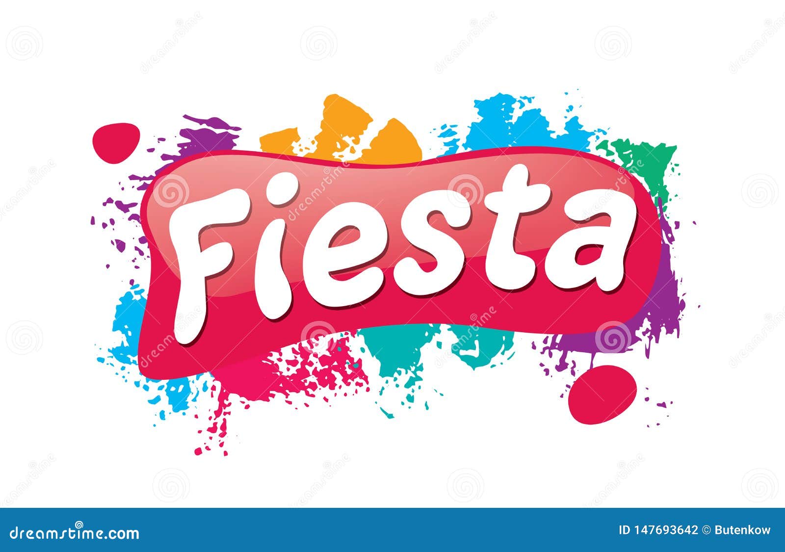 Abstract Logo for the Fiesta. Vector Illustration Stock Vector ...