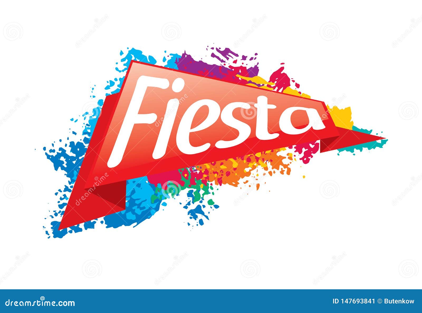 Abstract Logo for the Fiesta. Vector Illustration Stock Vector ...
