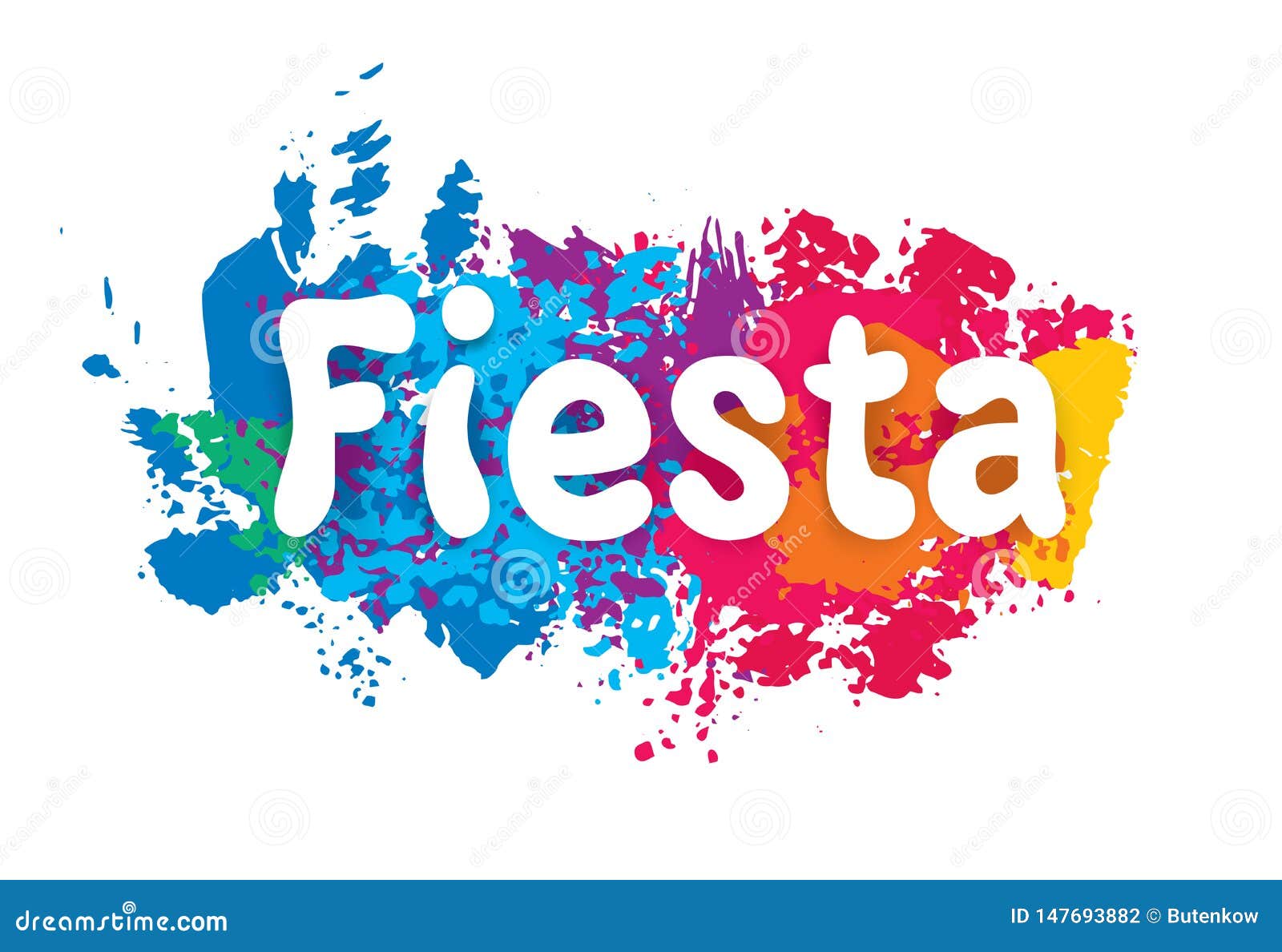 Abstract Logo for the Fiesta. Vector Illustration Stock Vector ...