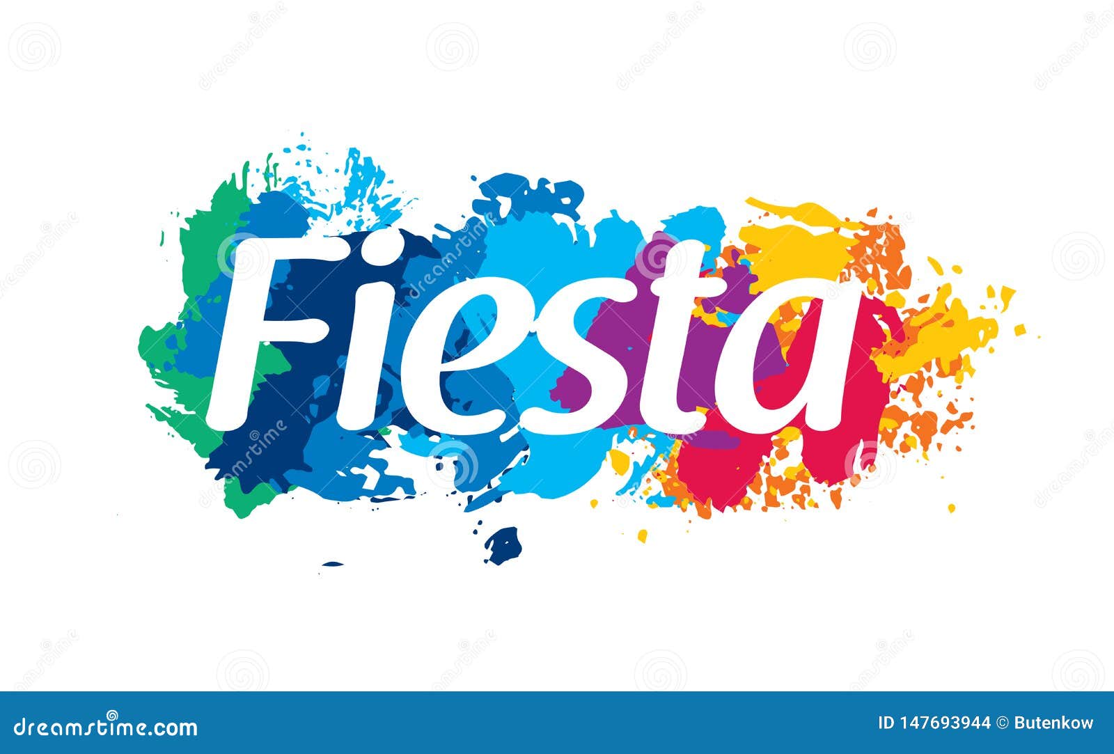 Abstract Logo for the Fiesta. Vector Illustration Stock Vector ...