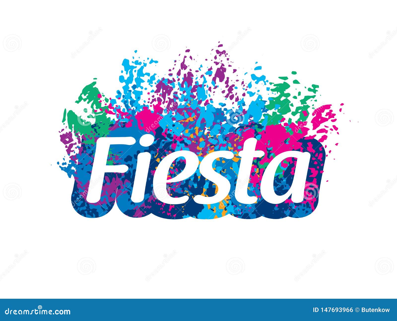 Abstract Logo for the Fiesta. Vector Illustration Stock Vector ...