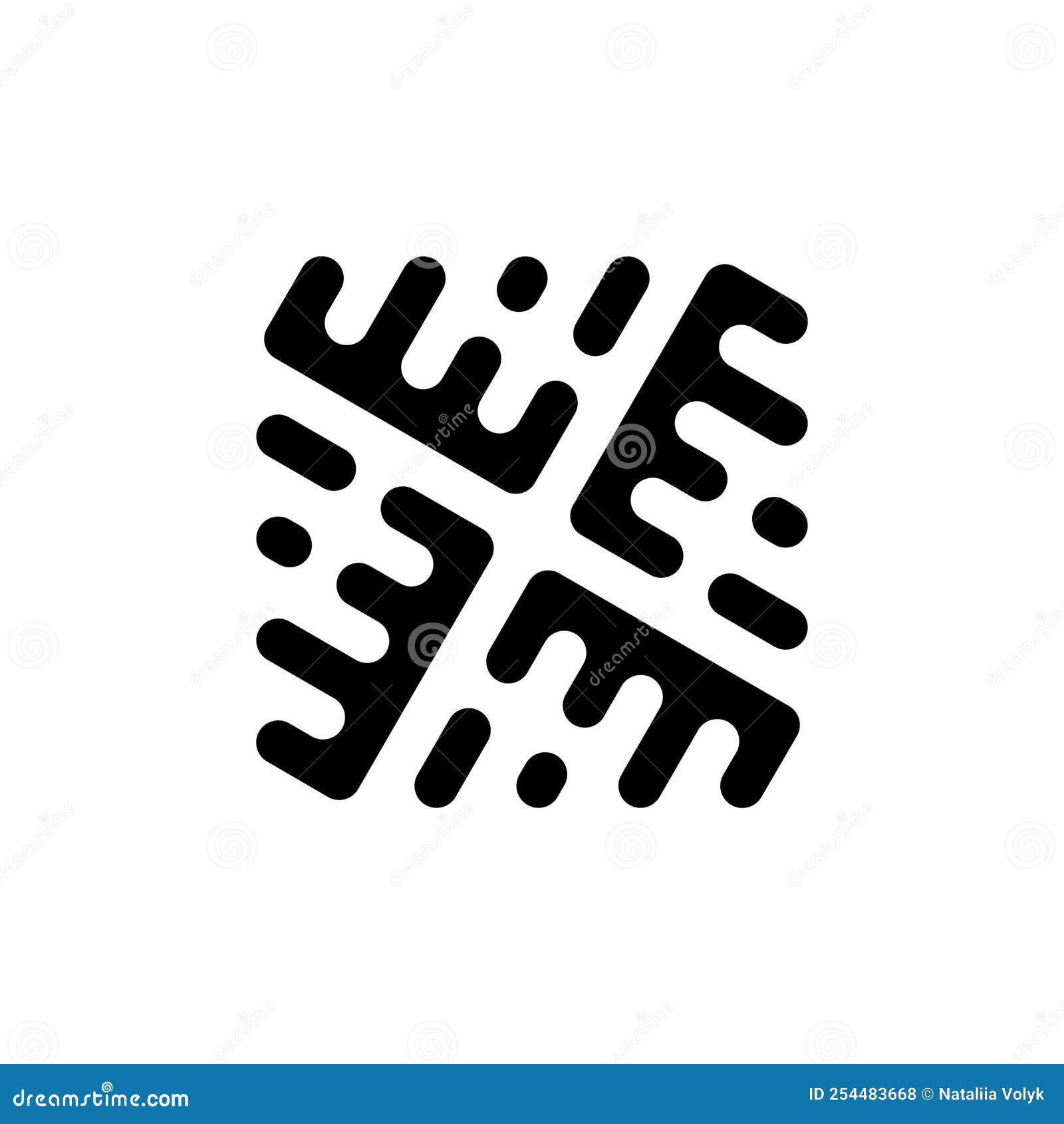 Abstract logo stock vector. Illustration of typography - 254483668