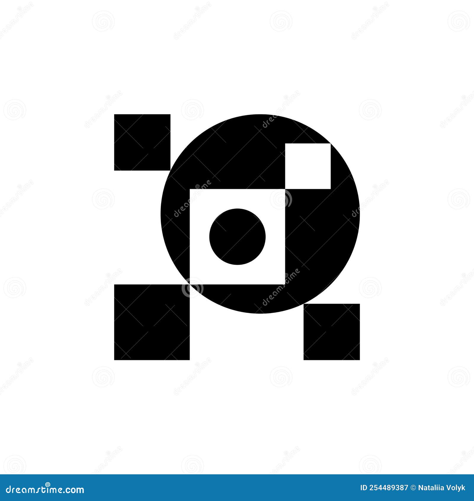 Abstract logo stock vector. Illustration of brand, modern - 254489387