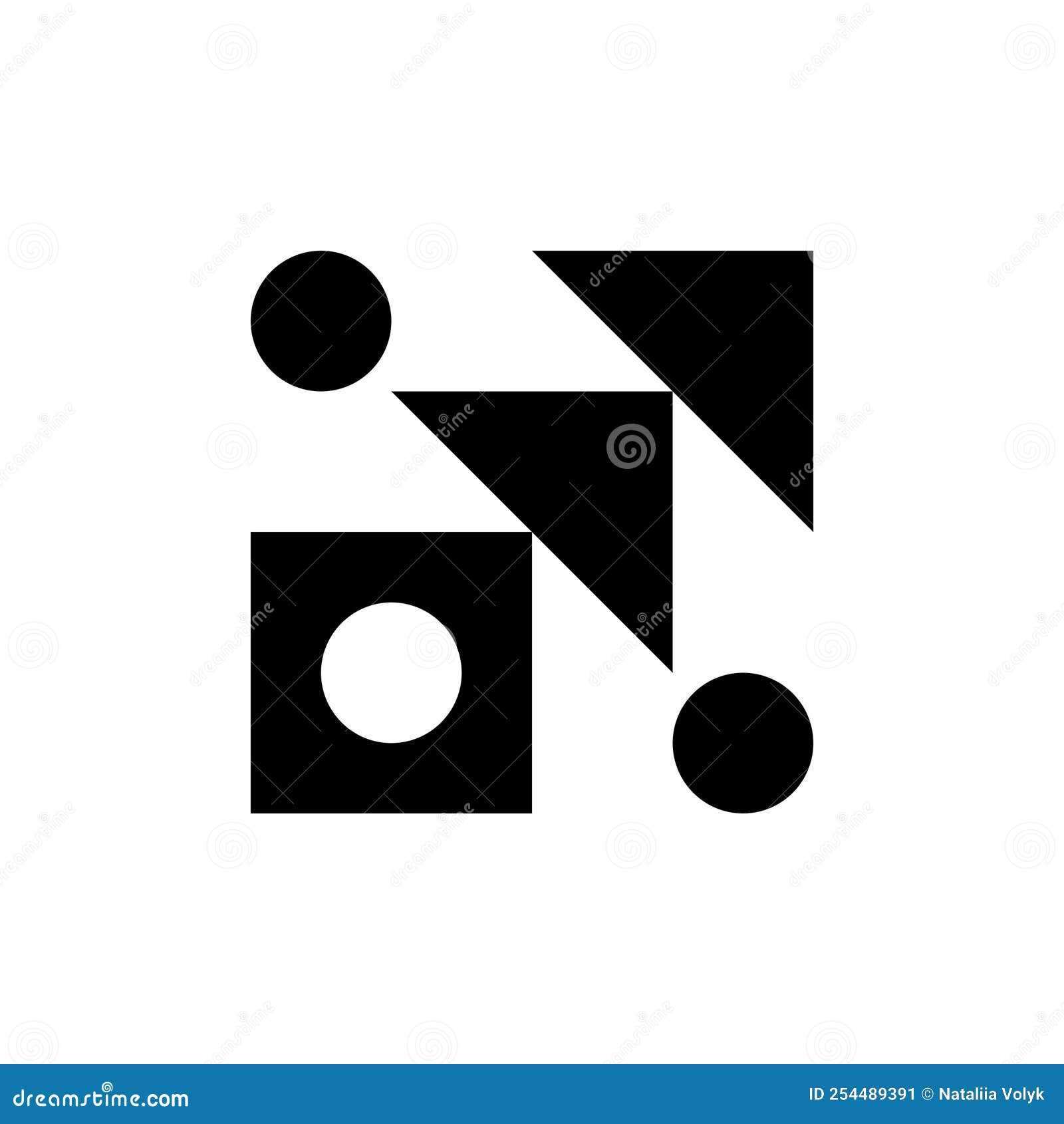 Abstract logo stock vector. Illustration of graphic - 254489391