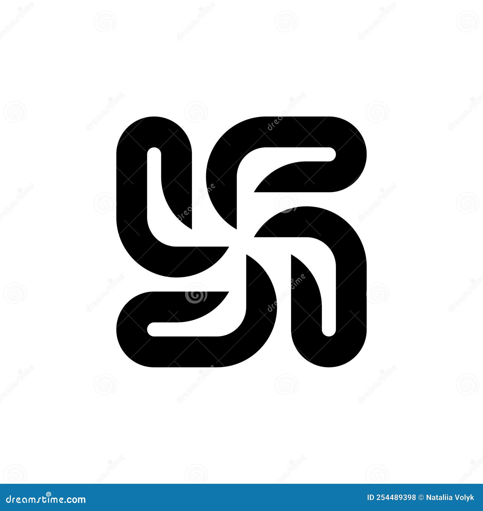 Abstract logo stock vector. Illustration of logotype - 254489398