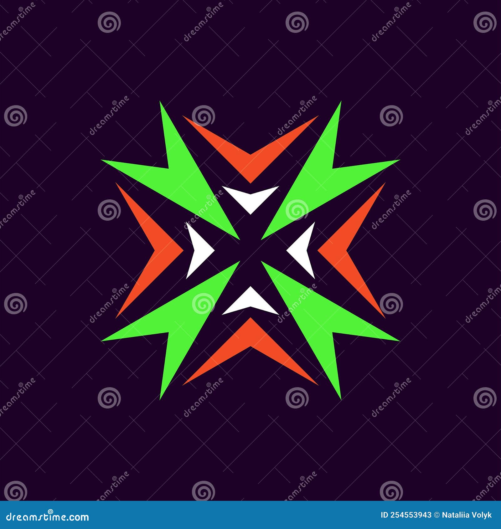 Abstract logo stock vector. Illustration of card, element - 254553943