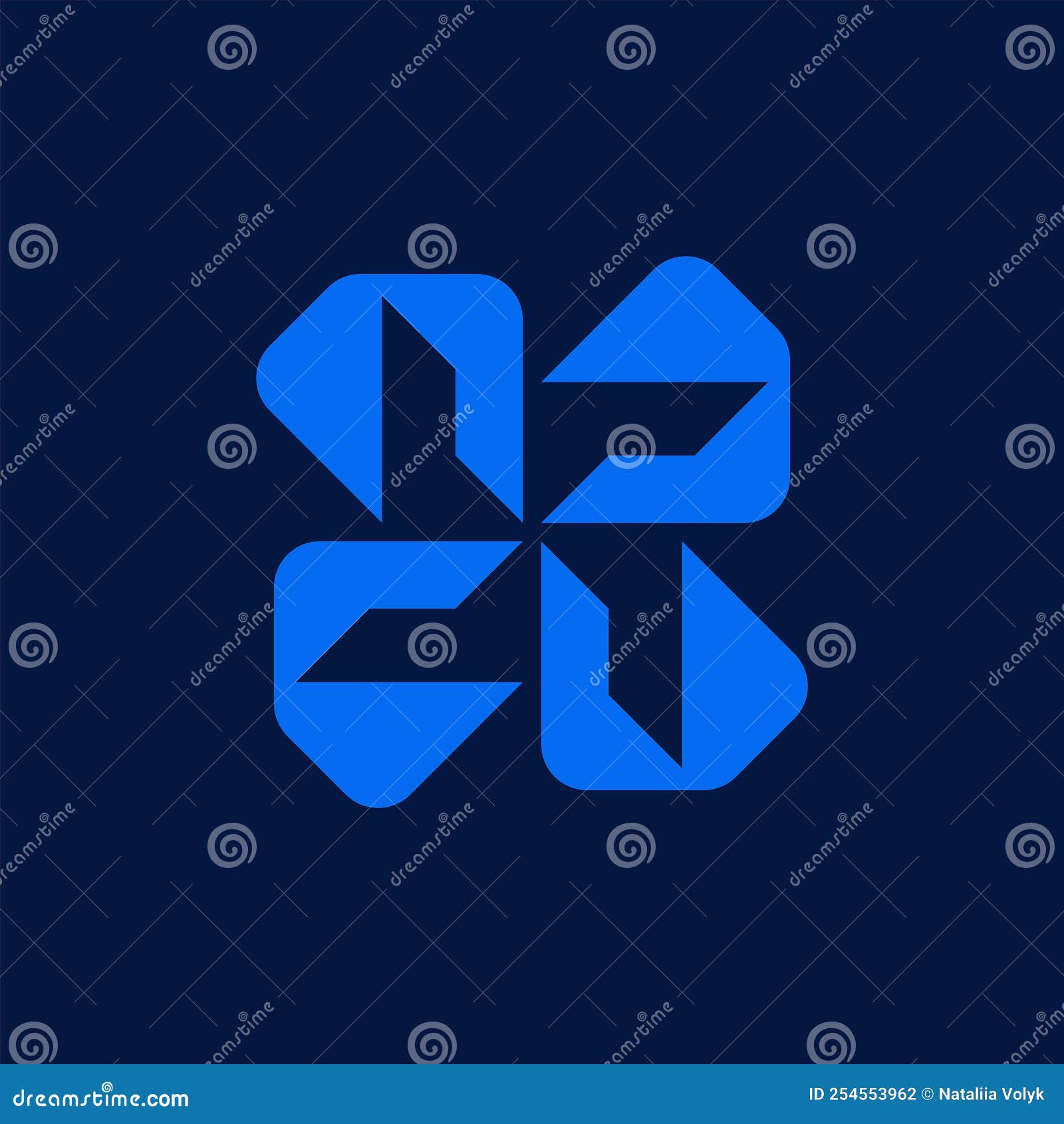 Abstract logo stock vector. Illustration of brand, typography - 254553962