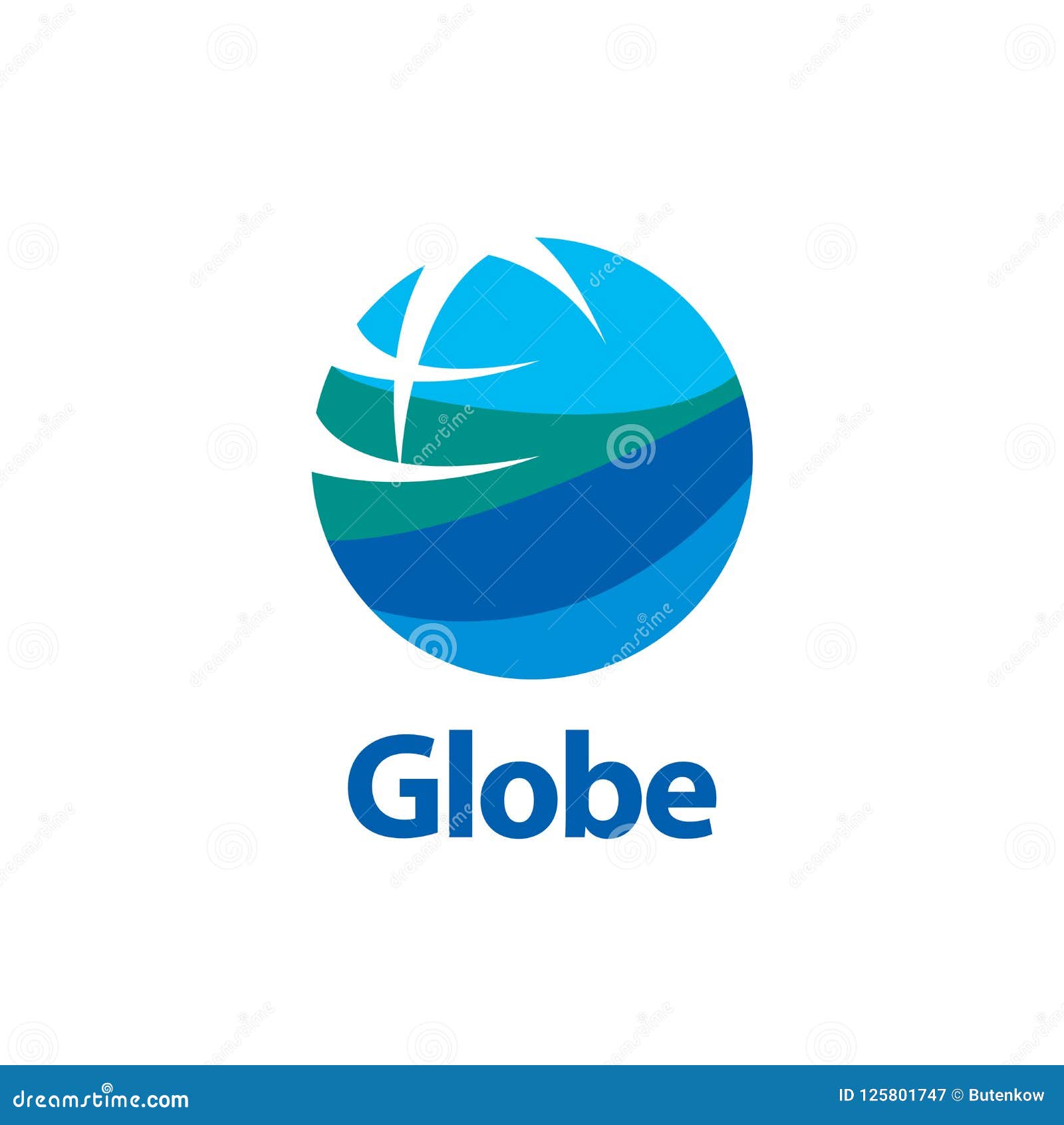 Abstract logo Globe stock vector. Illustration of global - 125801747