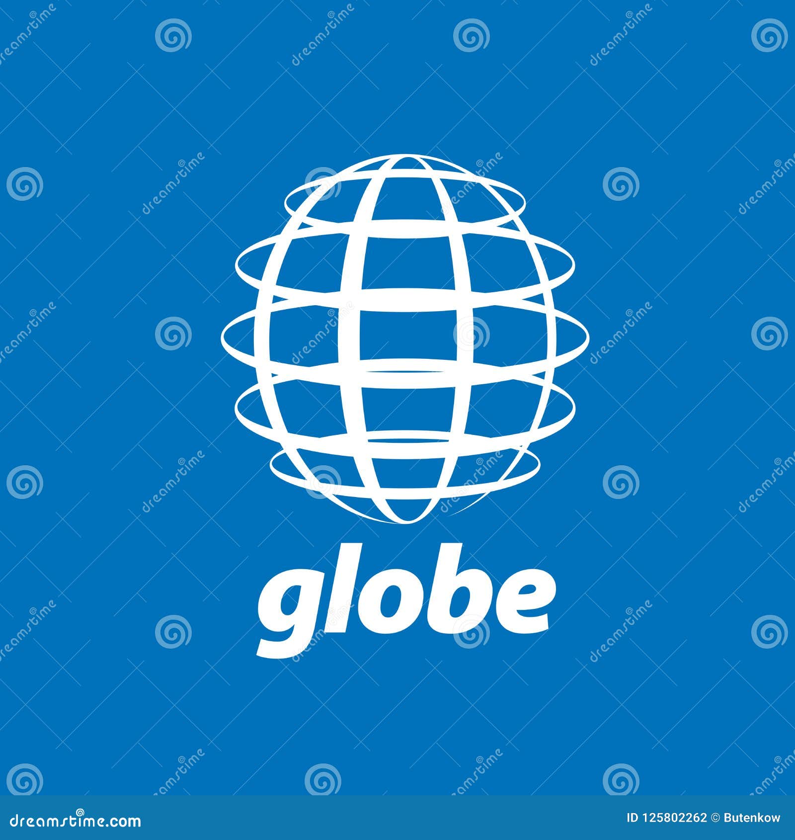 Abstract logo Globe stock vector. Illustration of concept - 125802262