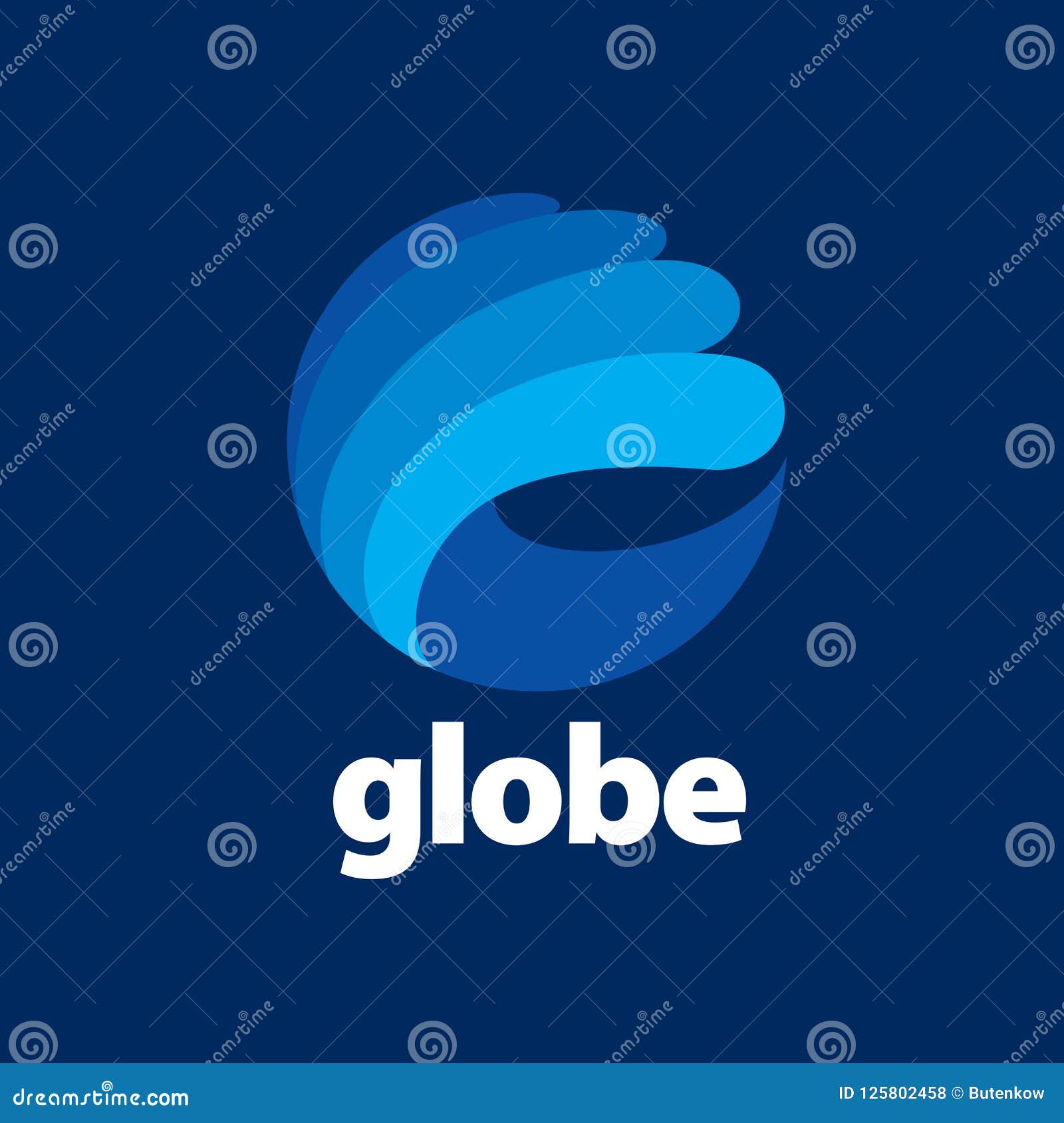 Abstract logo Globe stock vector. Illustration of logotype - 125802458