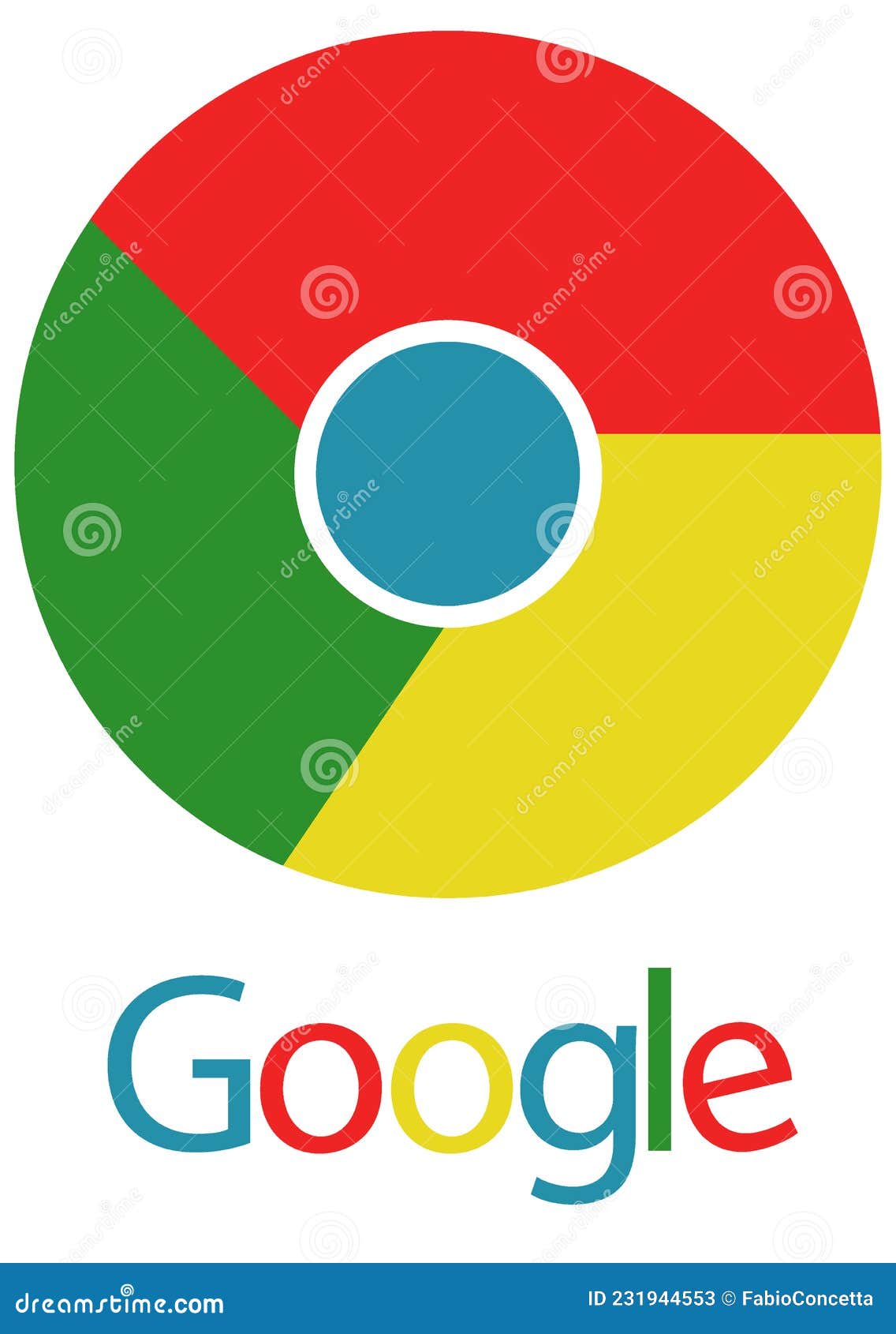Abstract Logo and Google Text Editorial Stock Photo - Illustration of ...