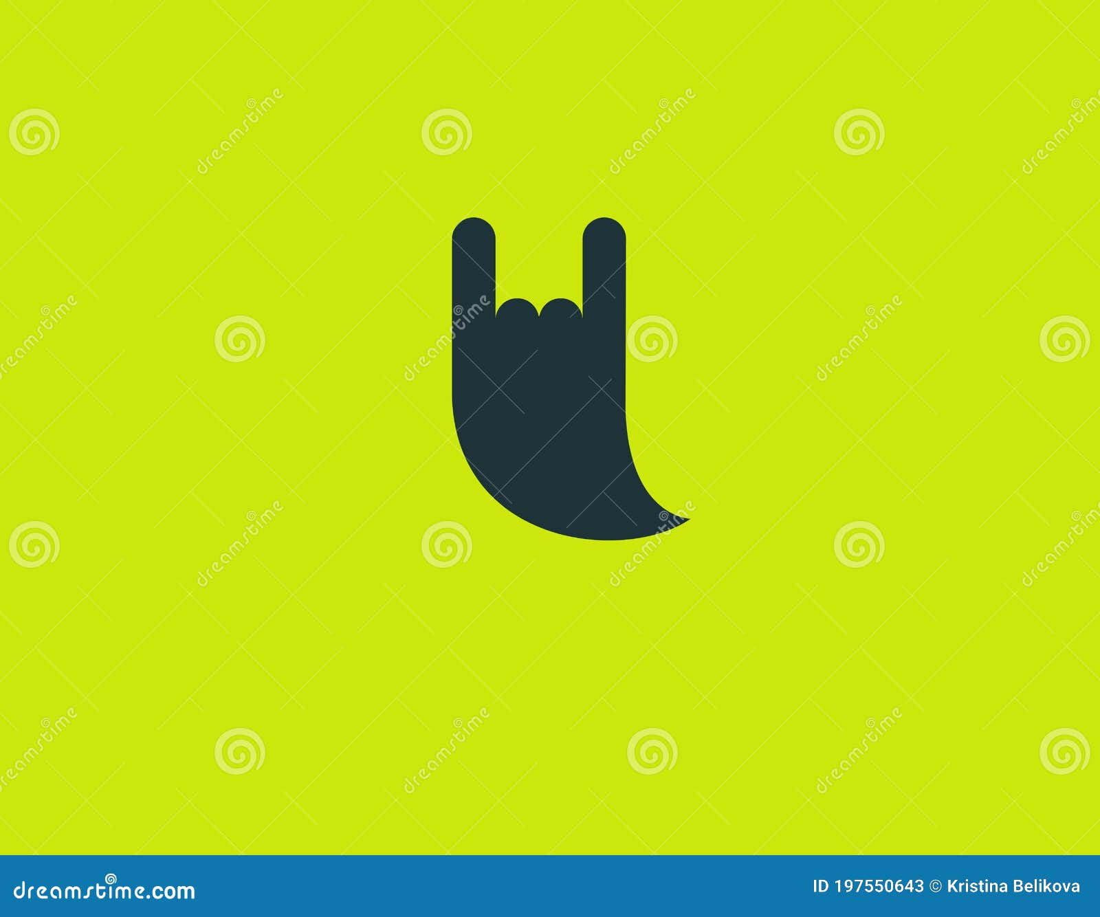 Abstract Logo Icon Hand Gesture Cool Stock Vector - Illustration of ...
