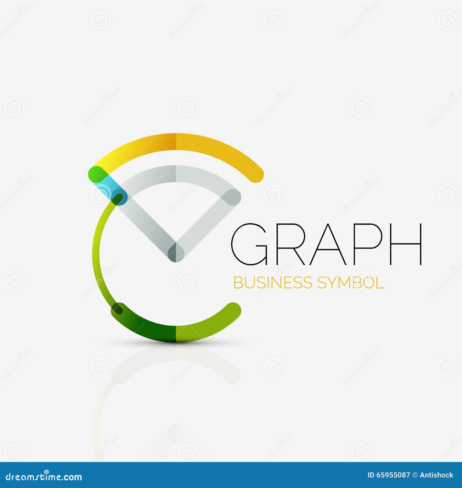 Linear Chart Icon. Data Comparison. Presentation Sign Vector ...