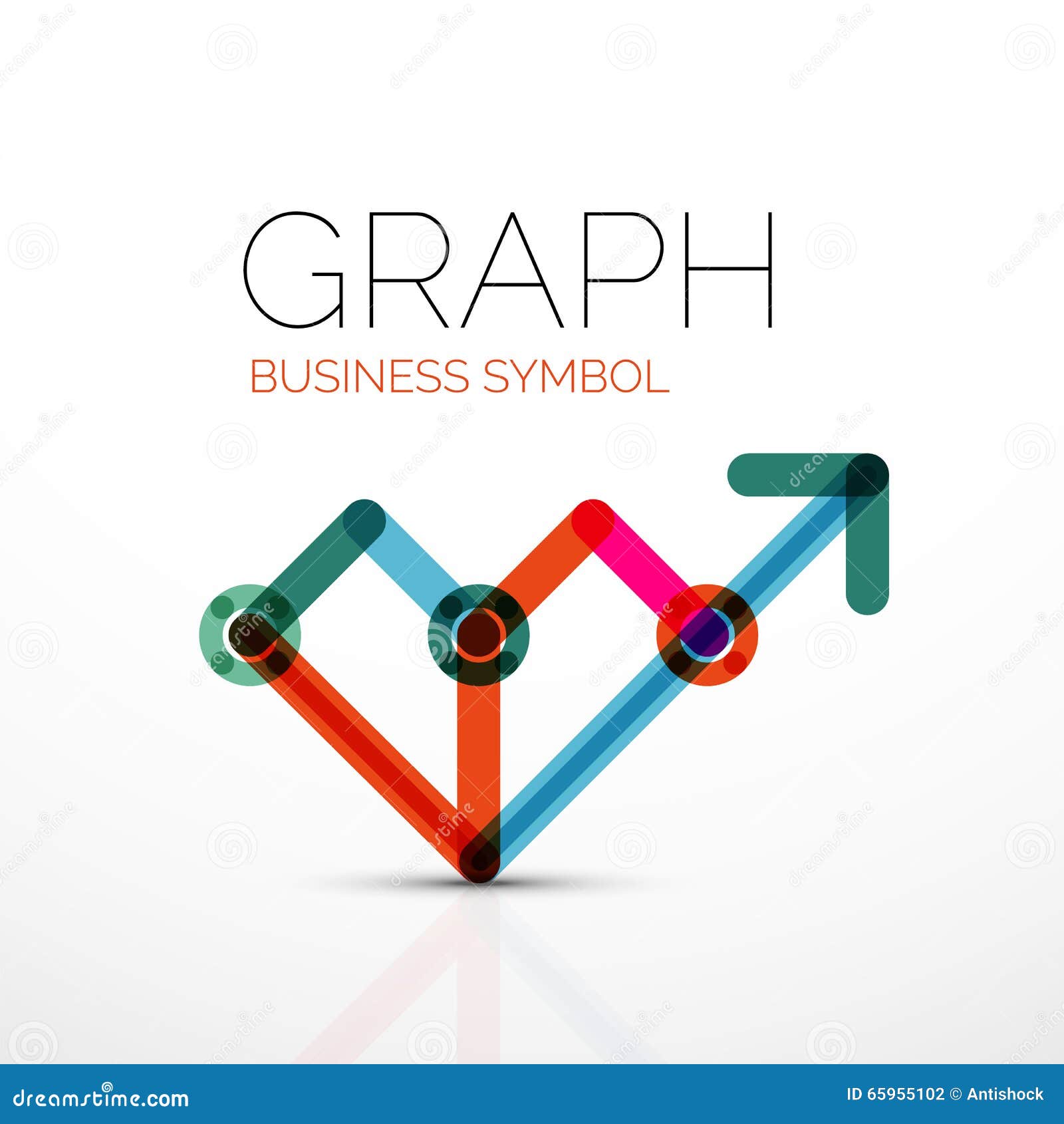 Linear Chart Icon. Data Comparison. Presentation Sign Vector ...