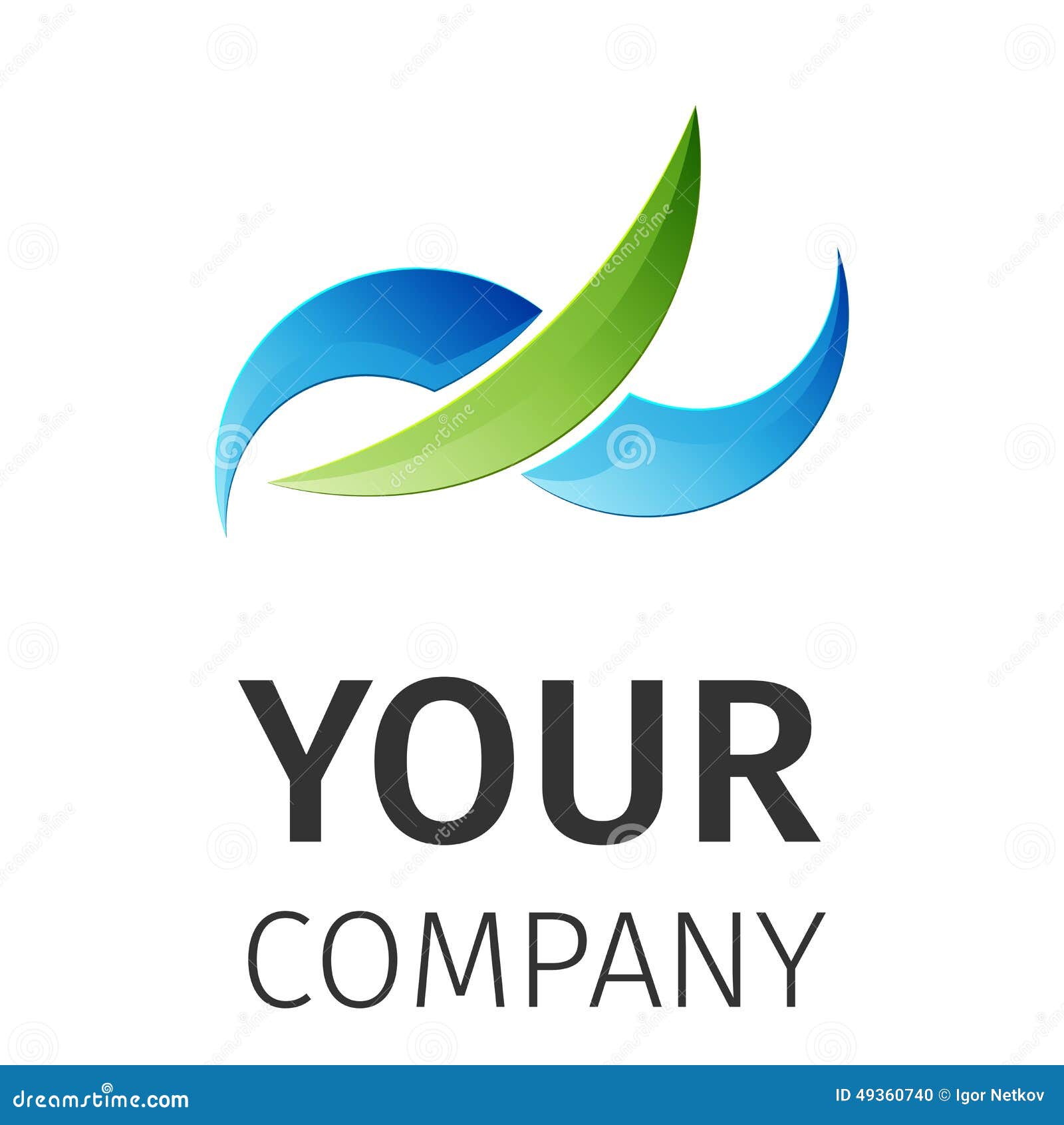 Abstract logo stock vector. Illustration of abstract - 49360740