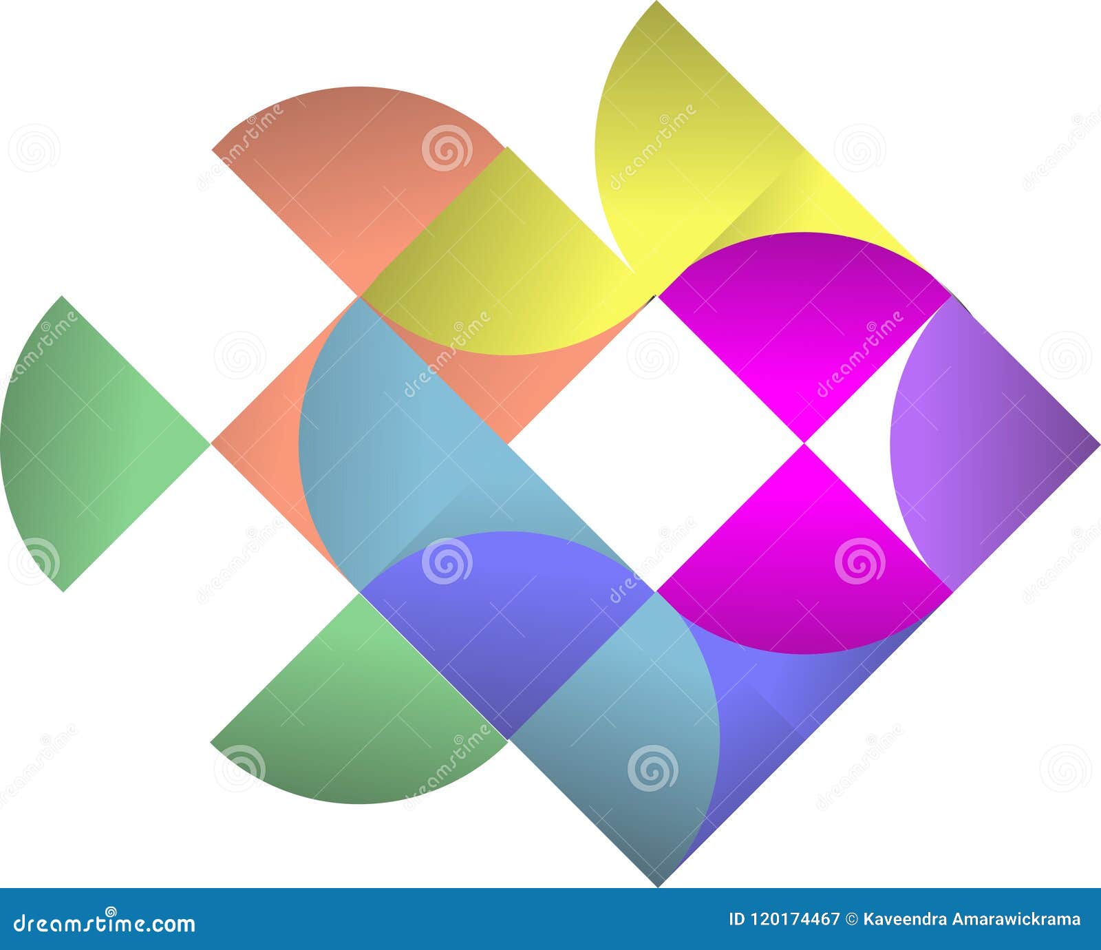 Abstract Colorful Logo Pattern, Vector Logo Design Stock Vector ...