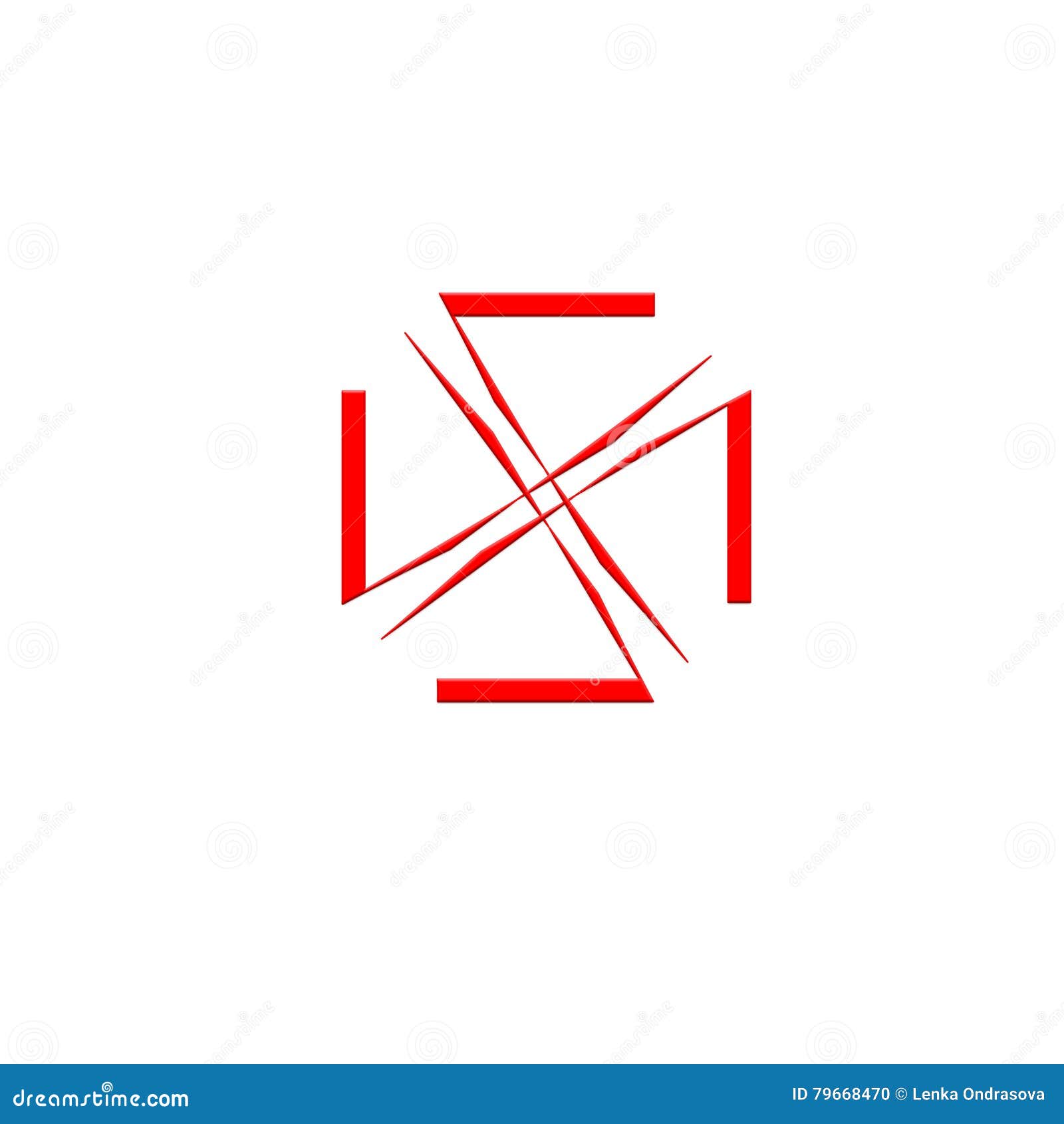 Abstract logo stock illustration. Illustration of corporate - 79668470