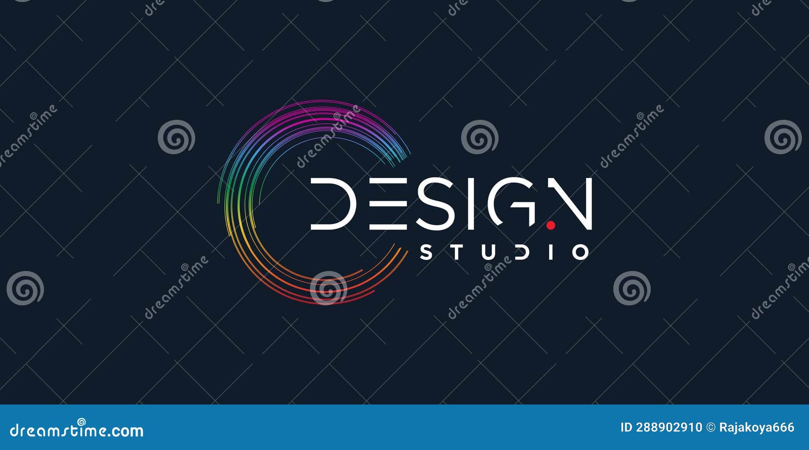 Abstract Logo for Studio Design with Creative Modern Concept Stock ...
