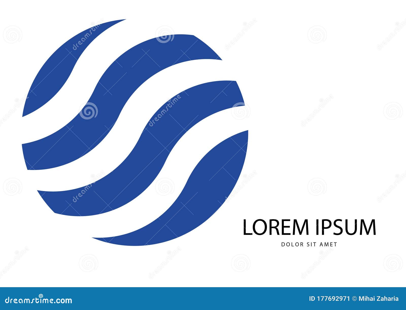 Abstract Vector Logo Isolated on White Illustration Stock Vector ...