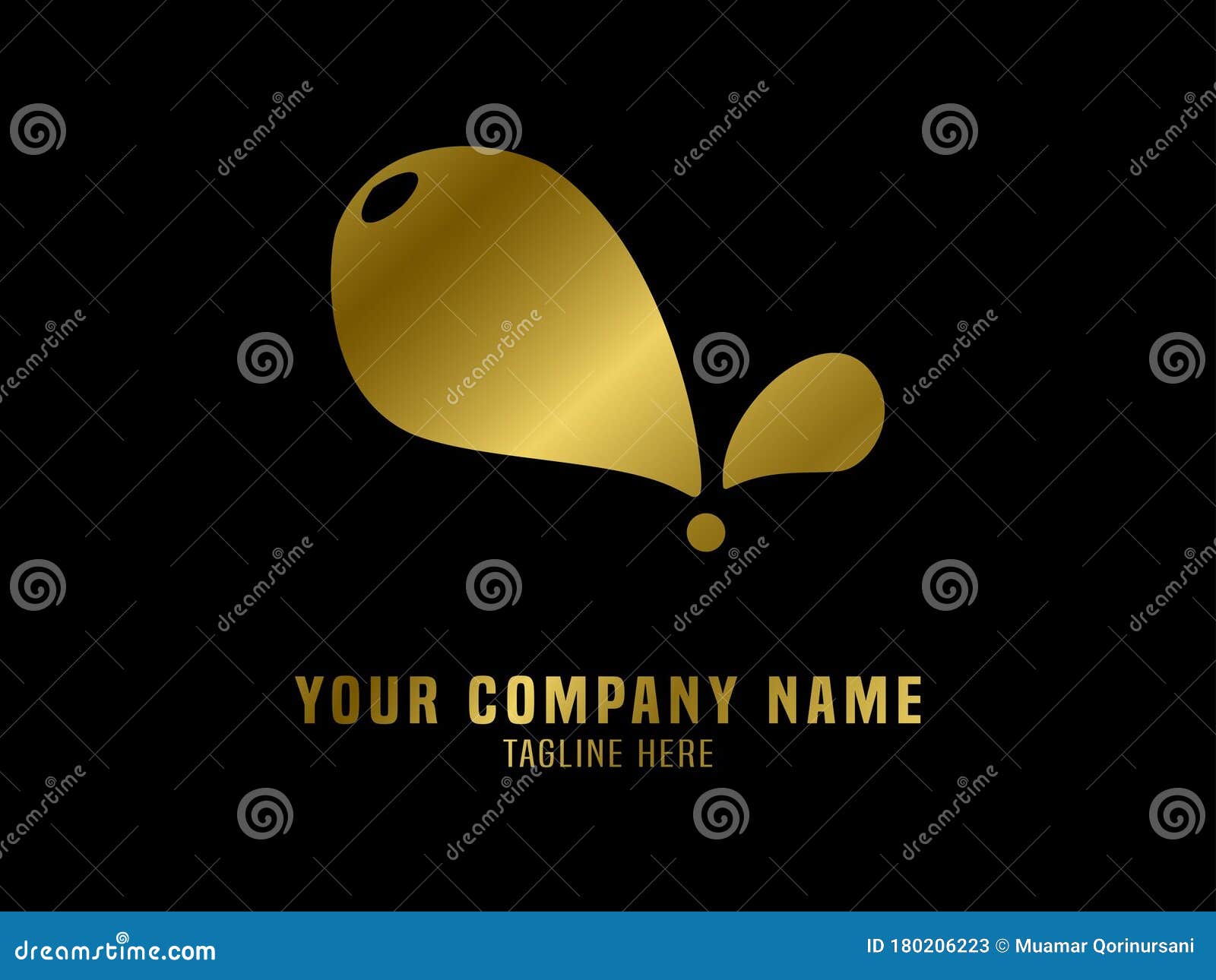 Abstract Logo Vector Gradient Gold Stock Vector - Illustration of ...