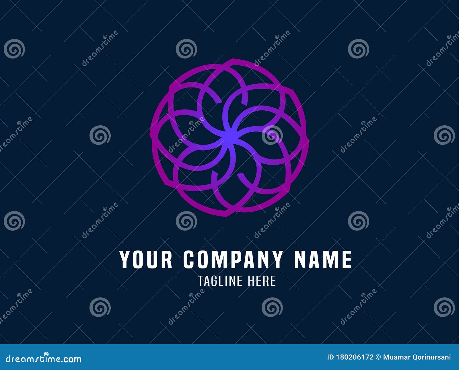 Abstract Logo Vector Gradient Purple Stock Vector - Illustration of ...