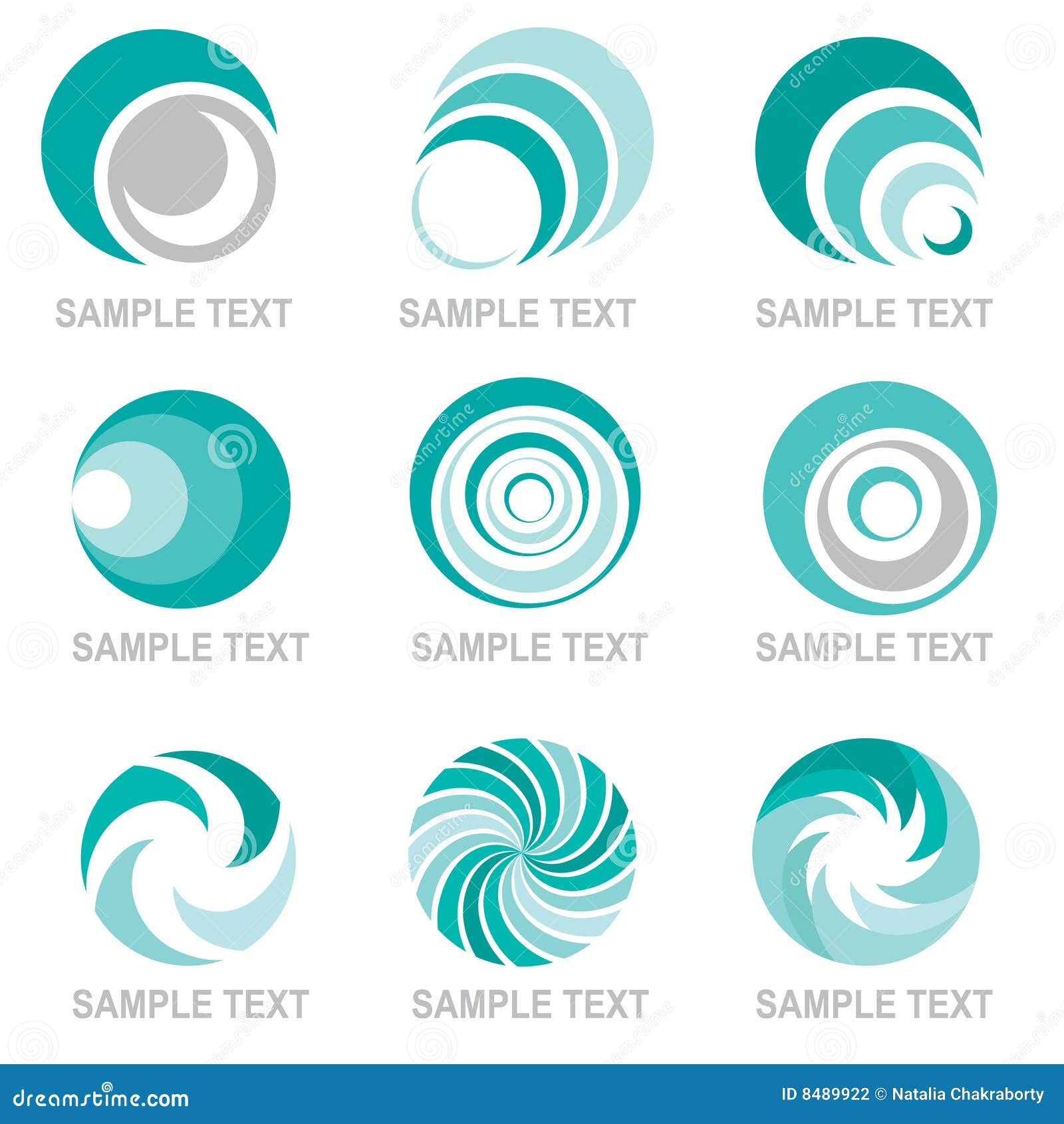 Abstract logos stock vector. Illustration of fresh, logotype - 8489922